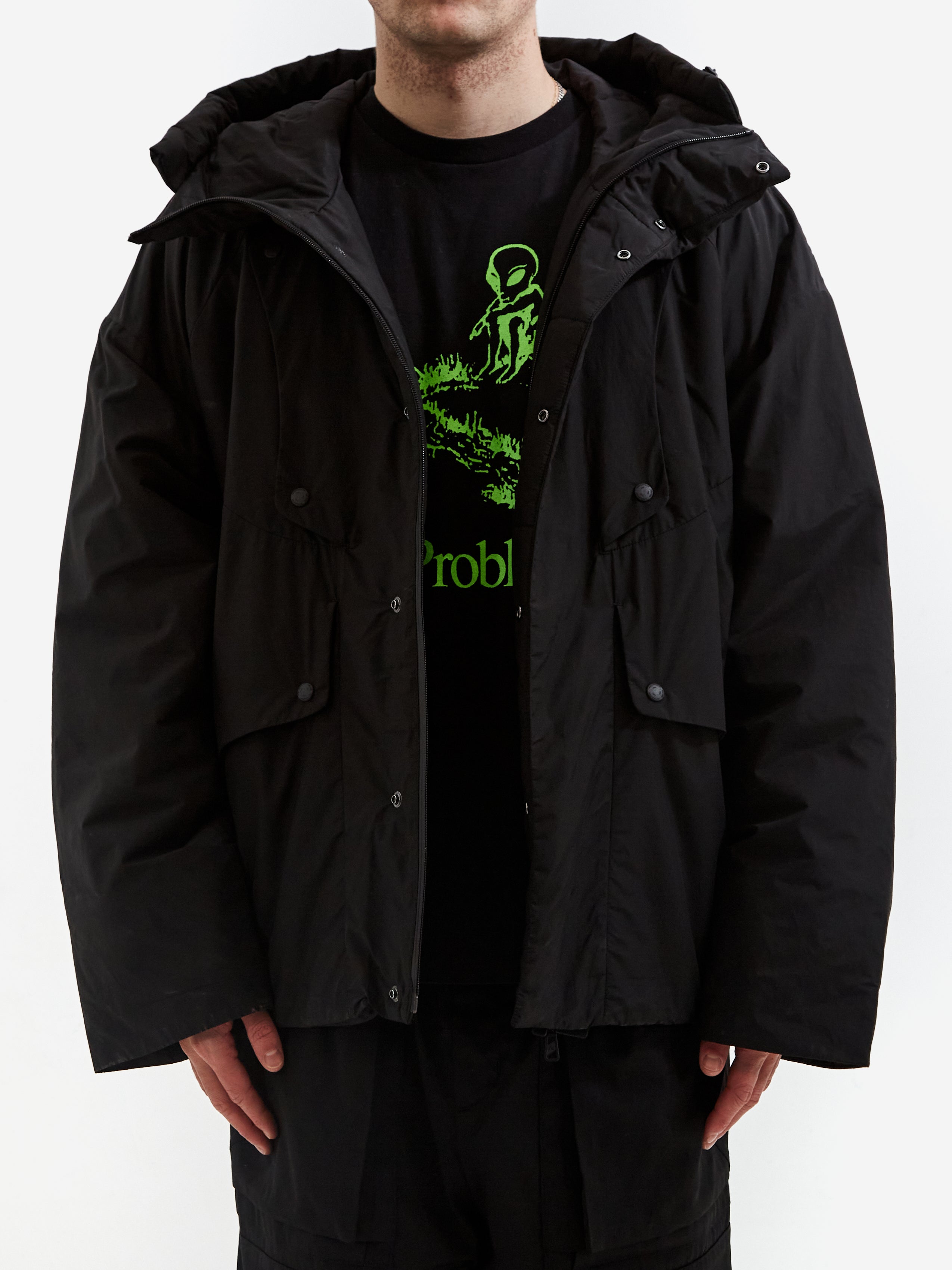 F/CE Recycle Nylon Padding Jacket - Black – Goodhood