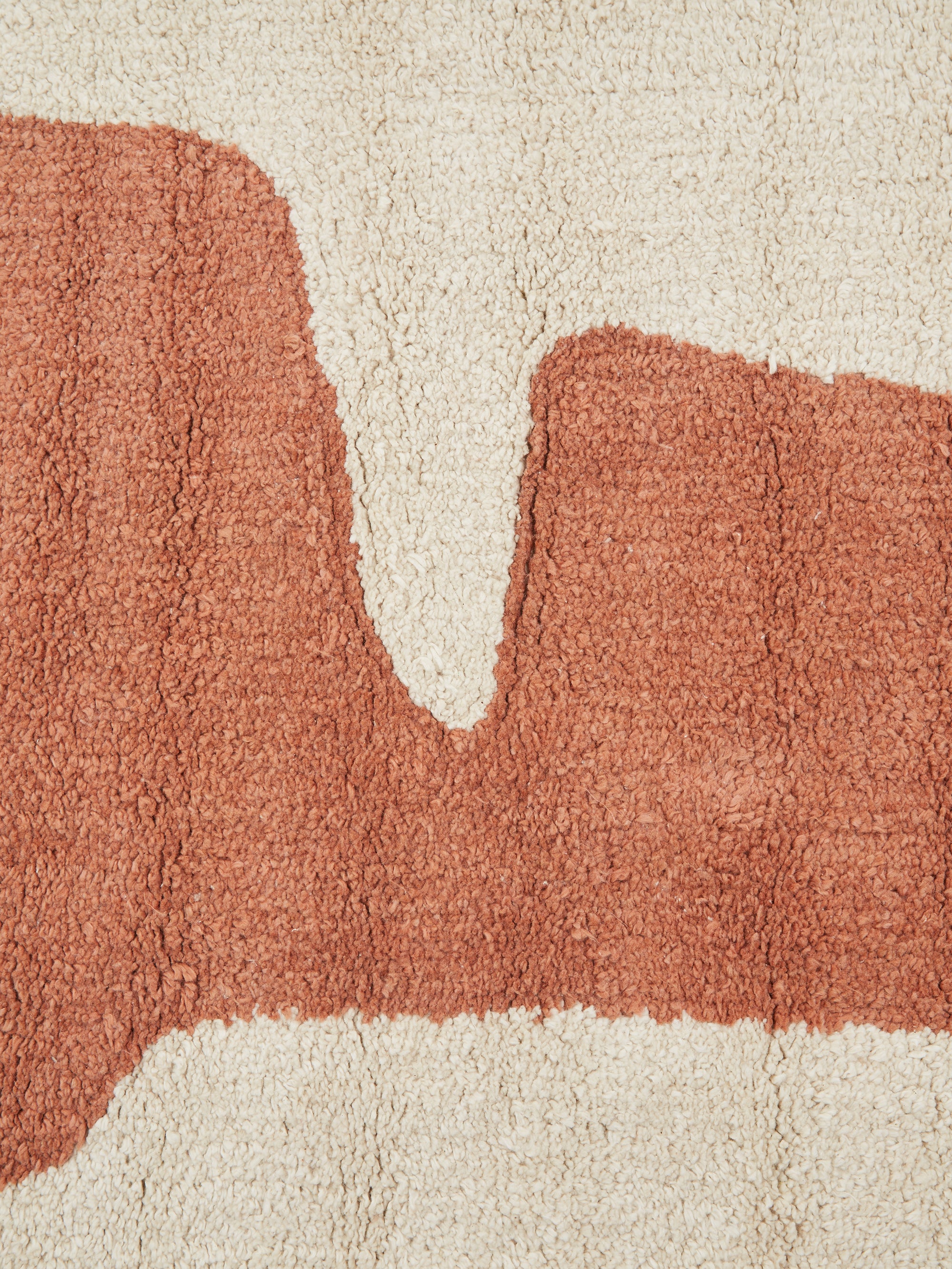 ferm LIVING Lay Washable Mat - Parchment/Rust – Goodhood