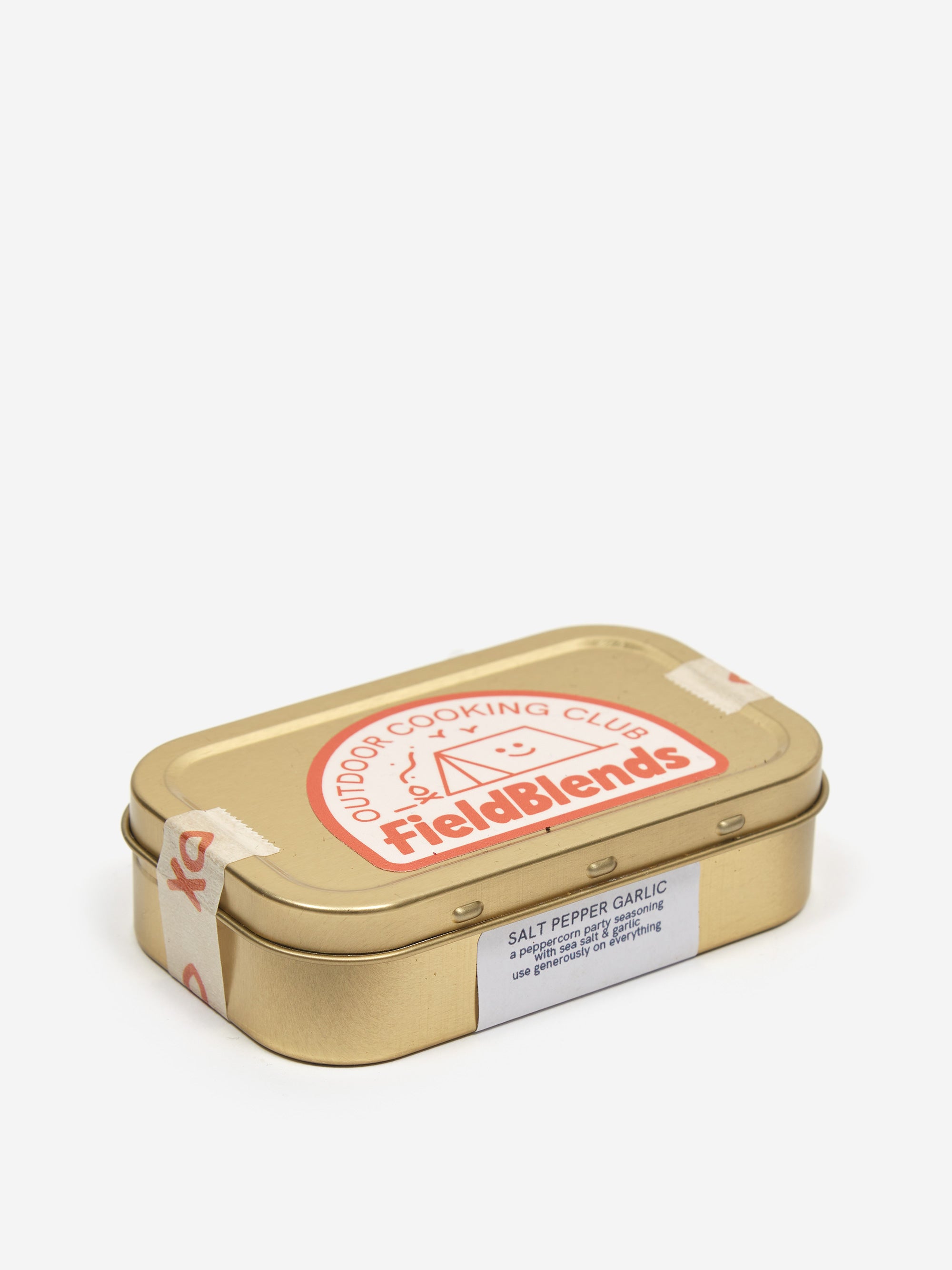 Field Blends Outdoor Cooking Herb Tin - Salt, Pepper, Garlic - 35g – Goodhood