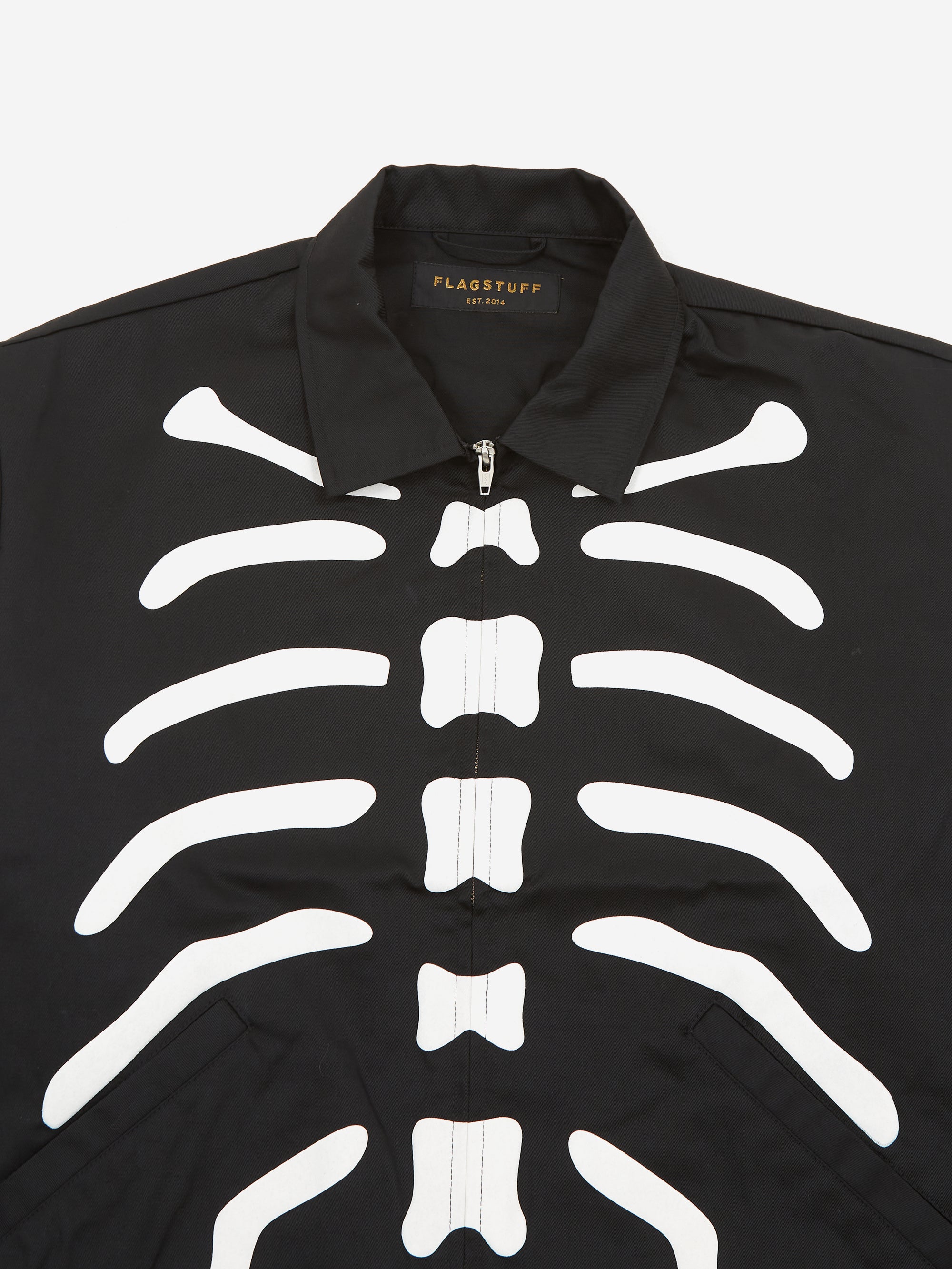 Flagstuff Bone Work Jacket - Black – Goodhood