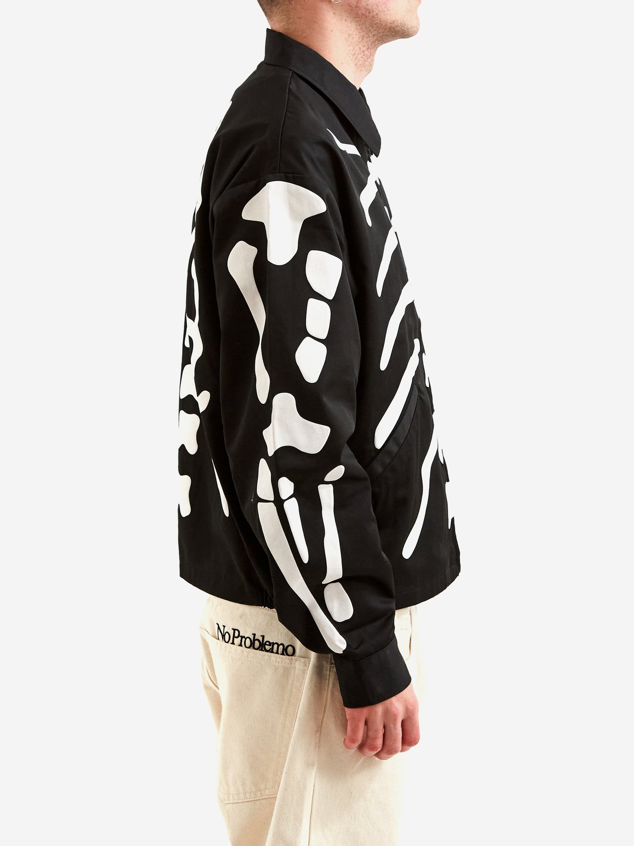 Flagstuff Bone Work Jacket - Black – Goodhood