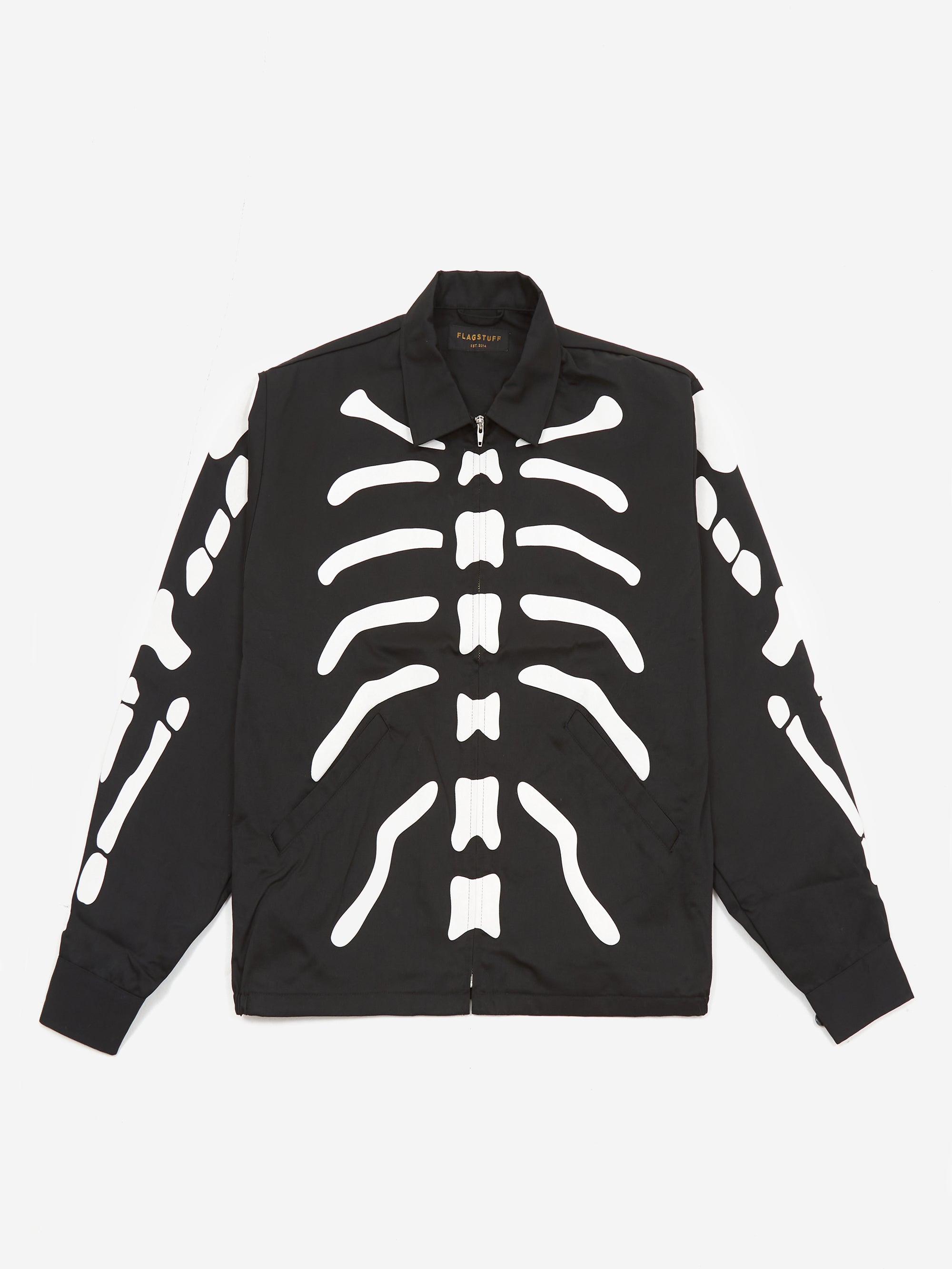 Flagstuff Bone Work Jacket - Black – Goodhood