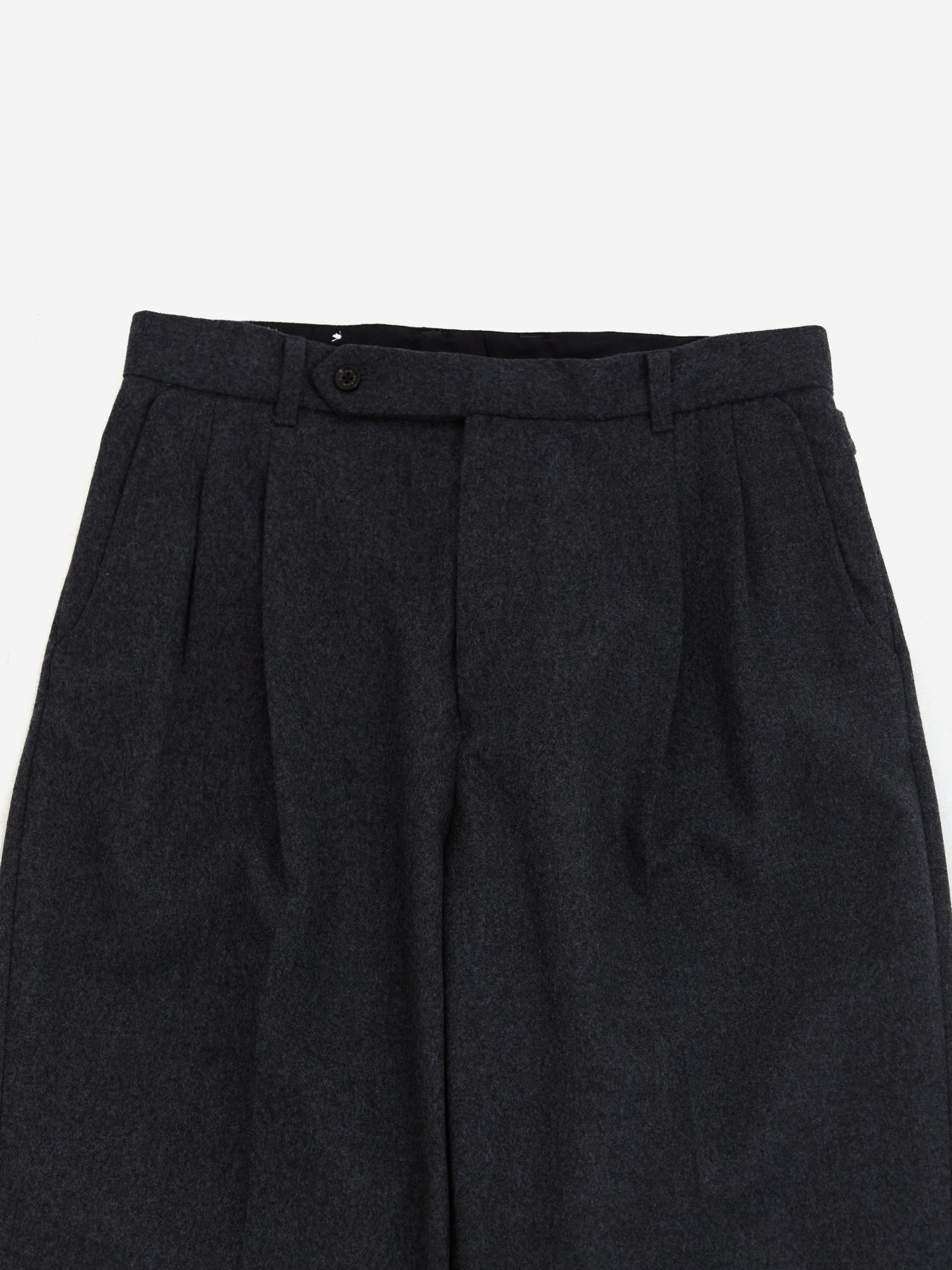 Farah Japan Two Tuck Side Adjustable Pants - C.Grey – Goodhood