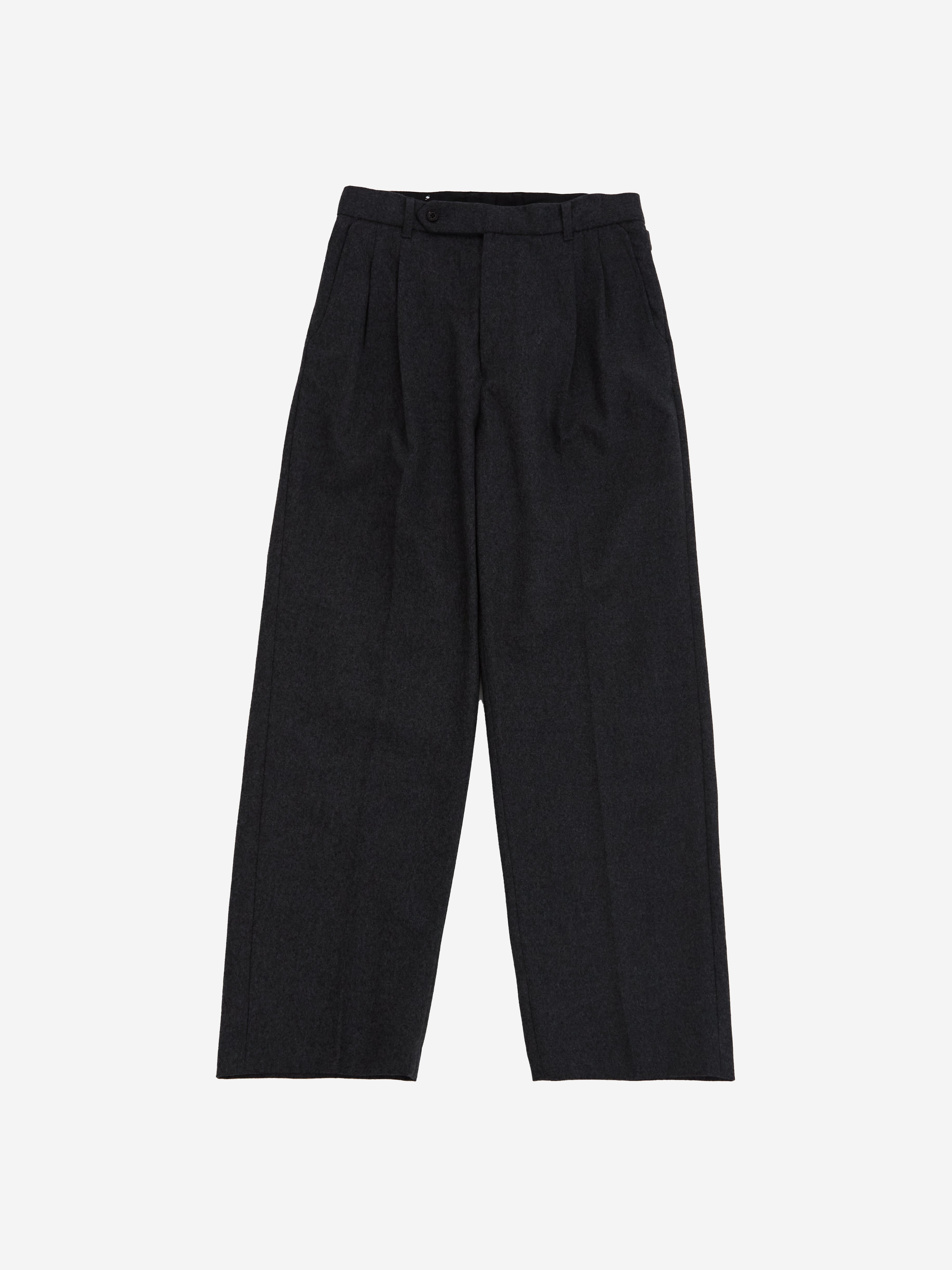 Farah Japan Two Tuck Side Adjustable Pants - C.Grey – Goodhood