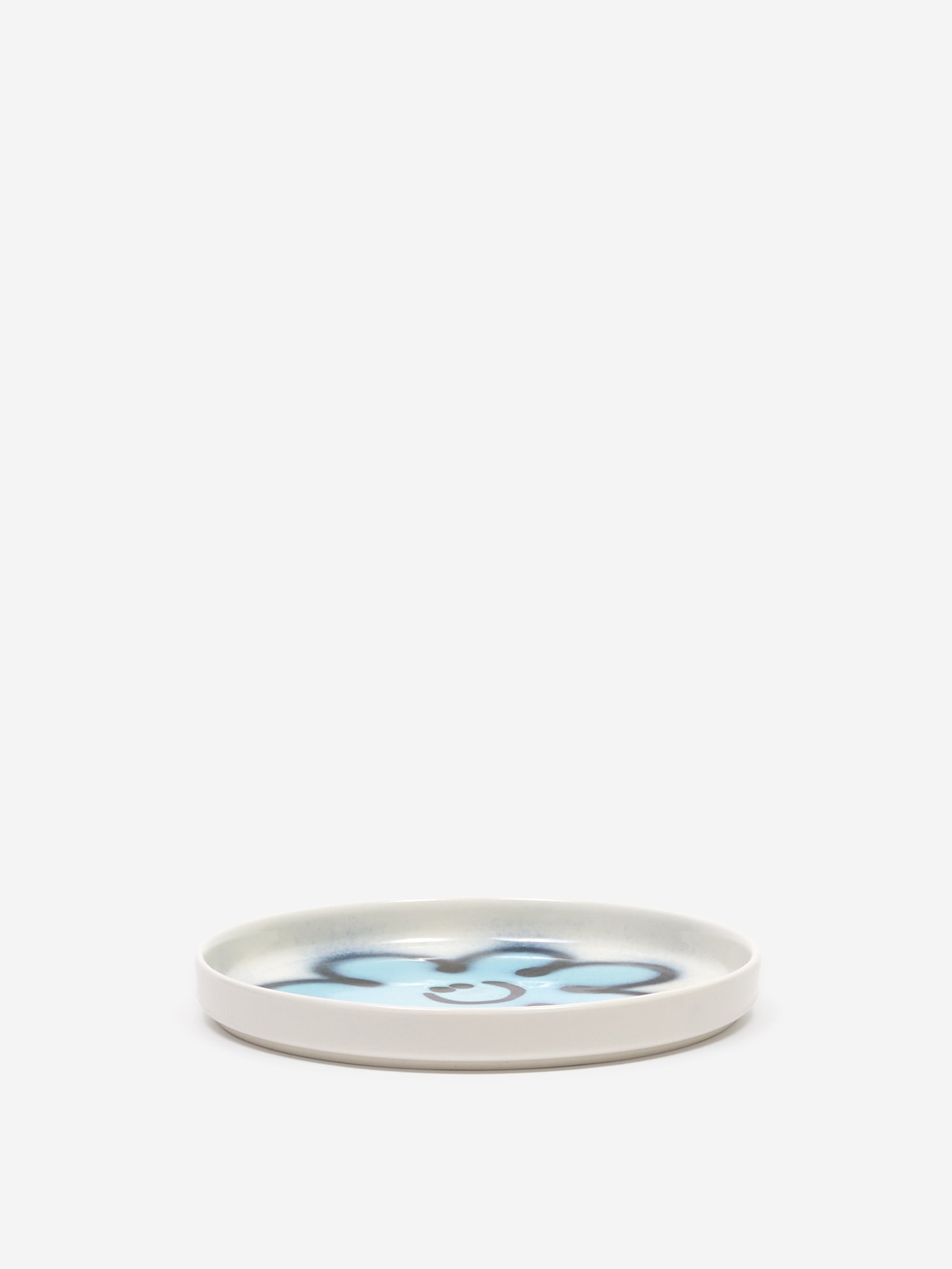 Frizbee Ceramics Baby Plate - Blue Carne – Goodhood