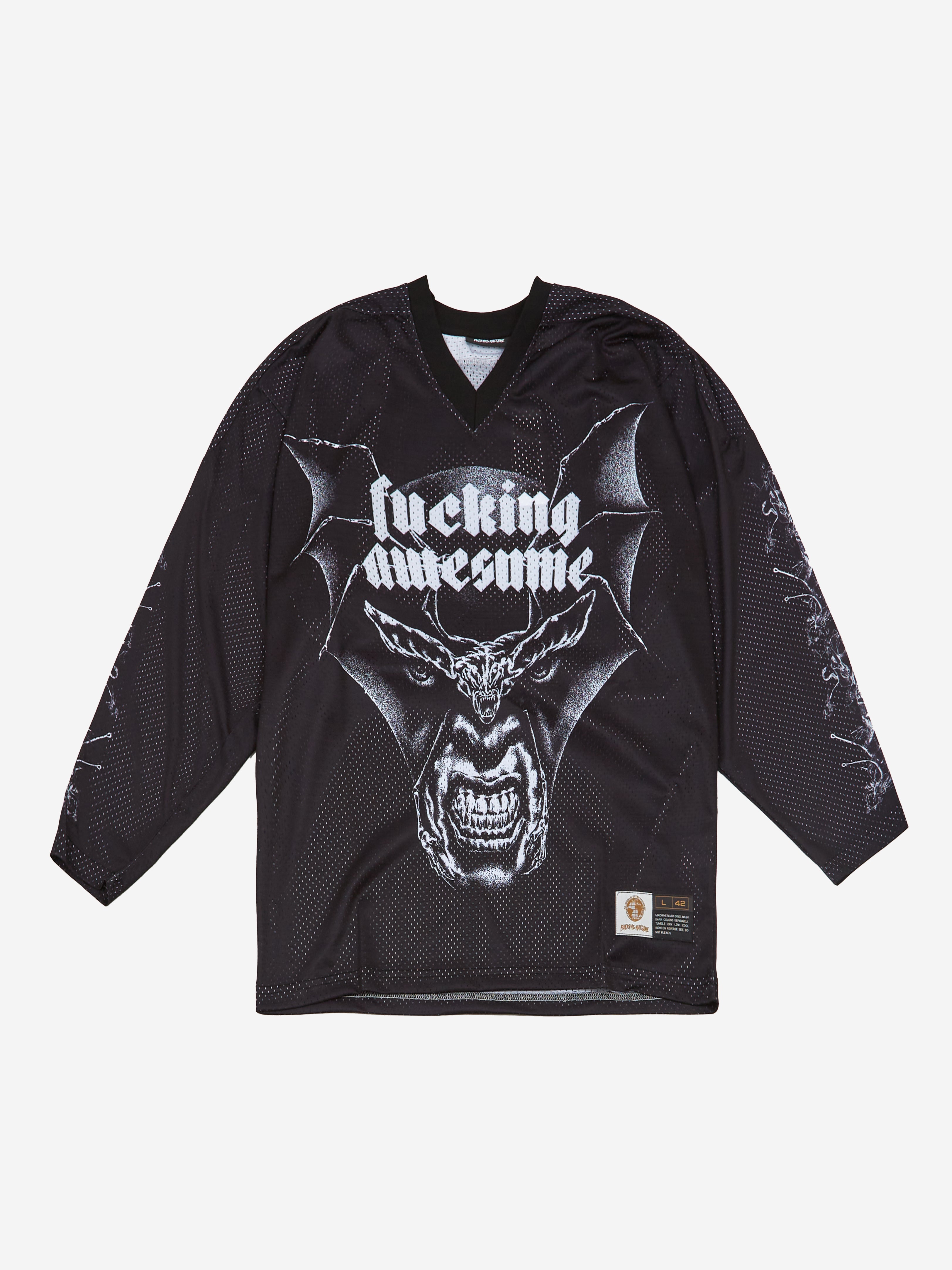 Fucking Awesome Nightmare Hockey Jersey - Black – Goodhood