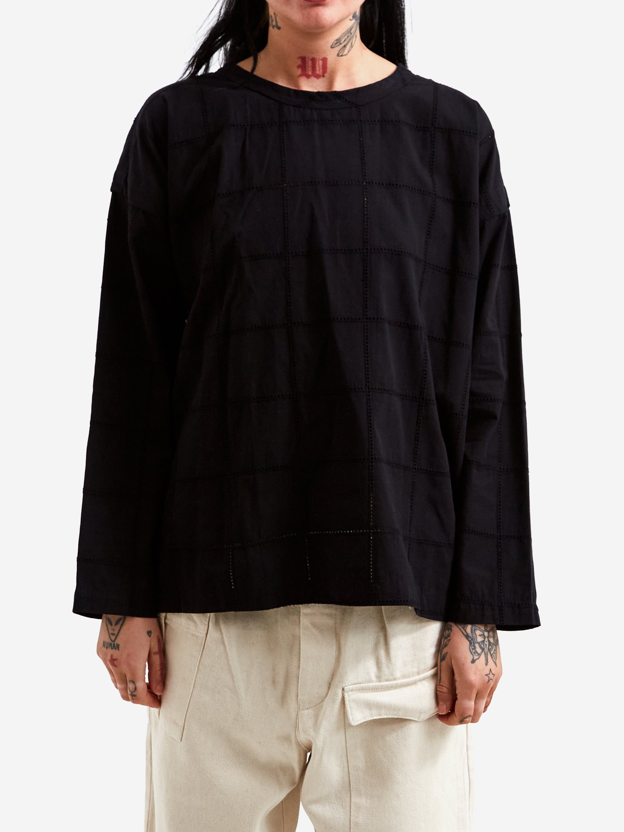 Girls Of Dust Gardener Smock - Black – Goodhood
