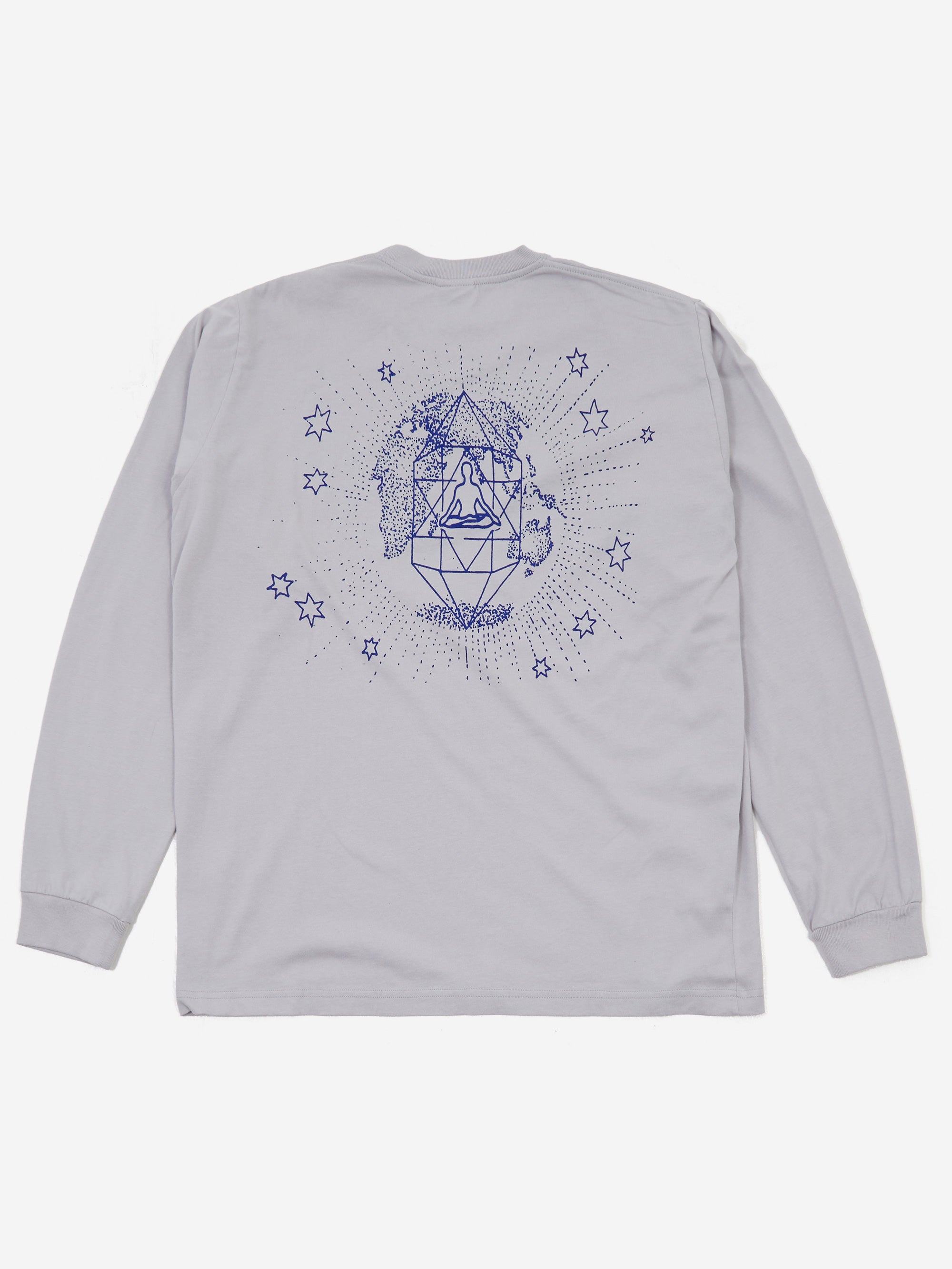 Good Morning Tapes Crystals For Peace Long Sleeve T-Shirt - Stone ...
