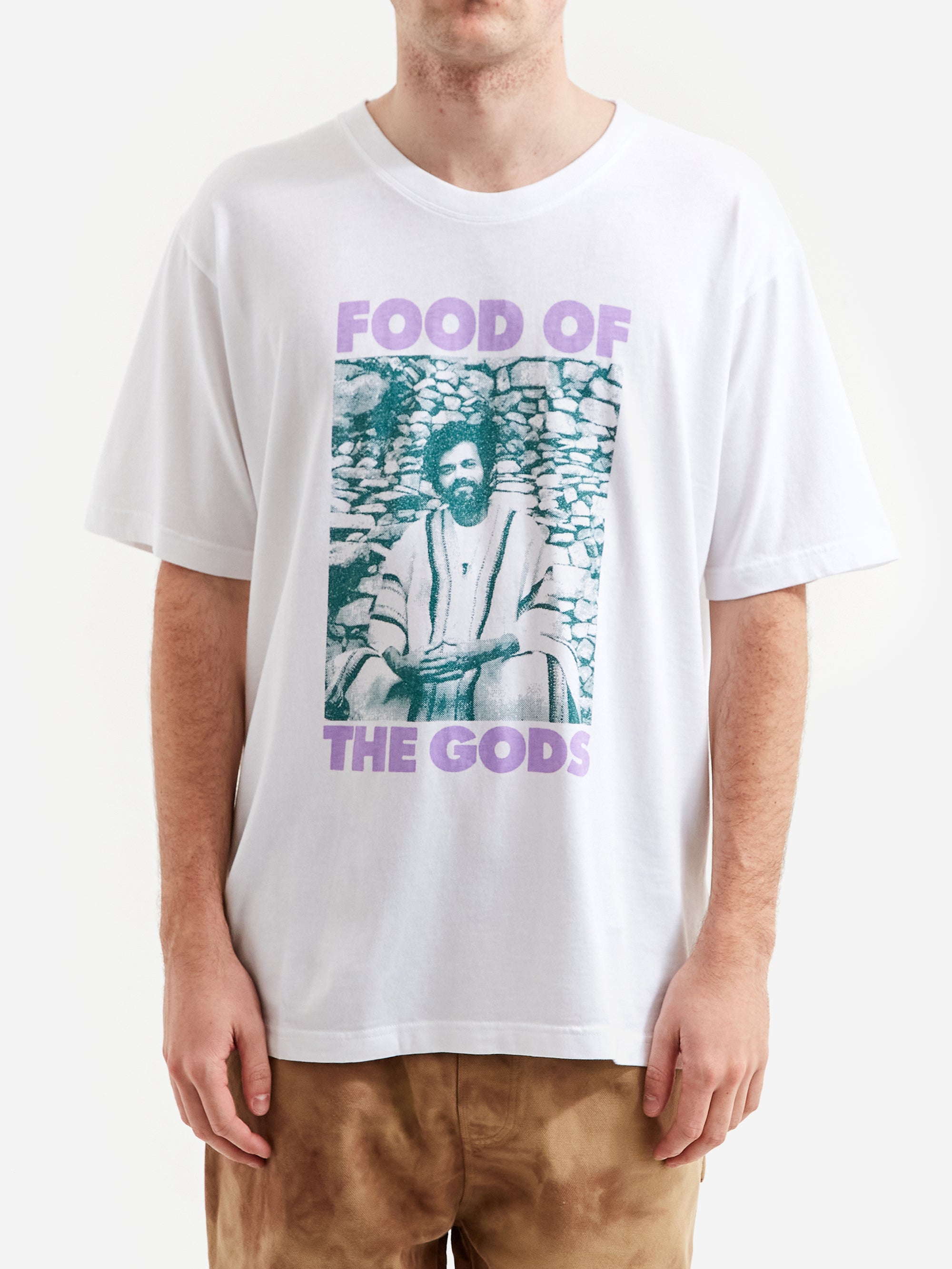 Good Morning Tapes Food Of The Gods Short Sleeve T-Shirt - White – Goodhood