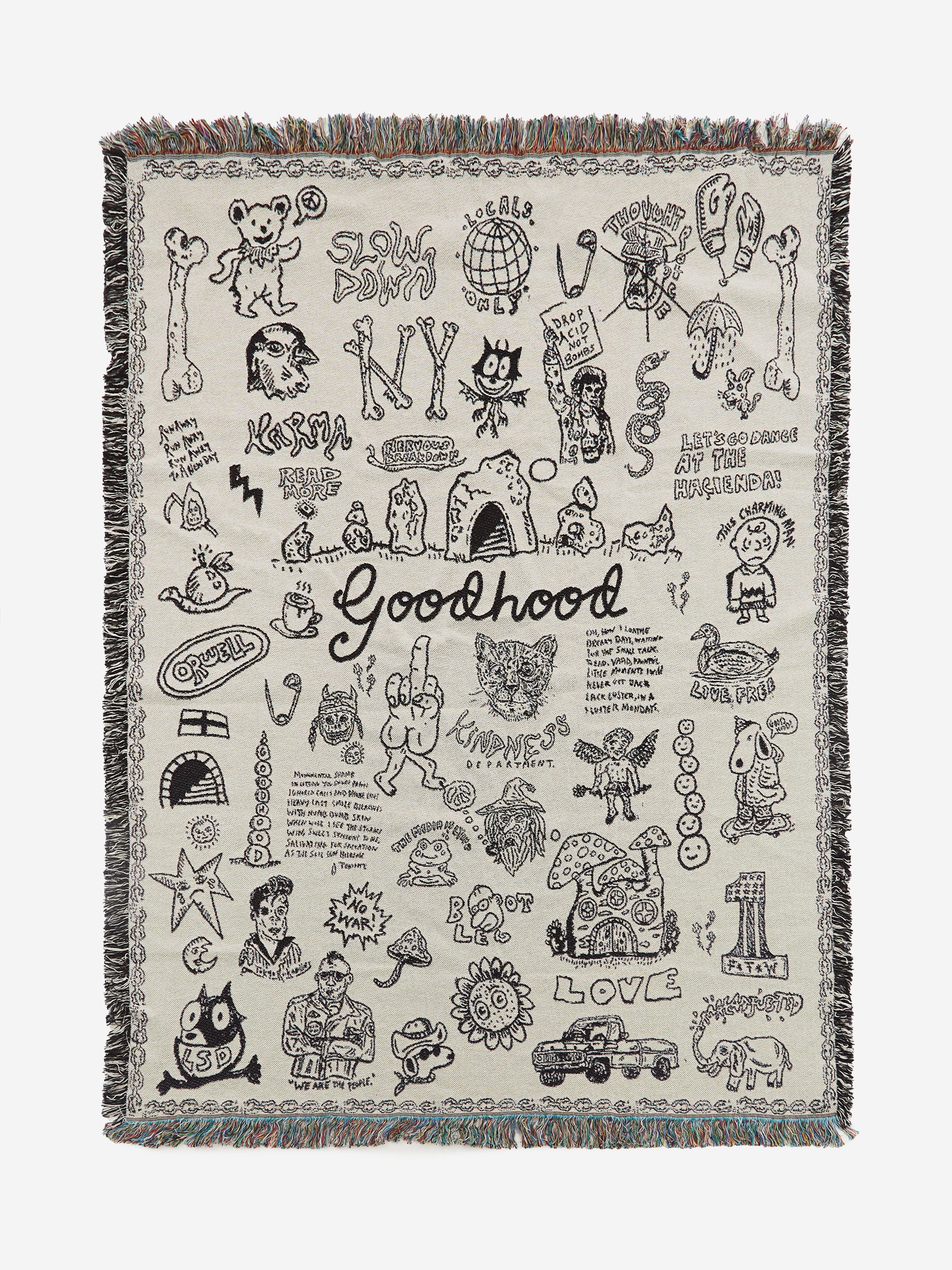 Goodhood Lifestore x Rebel Yuth Art Throw