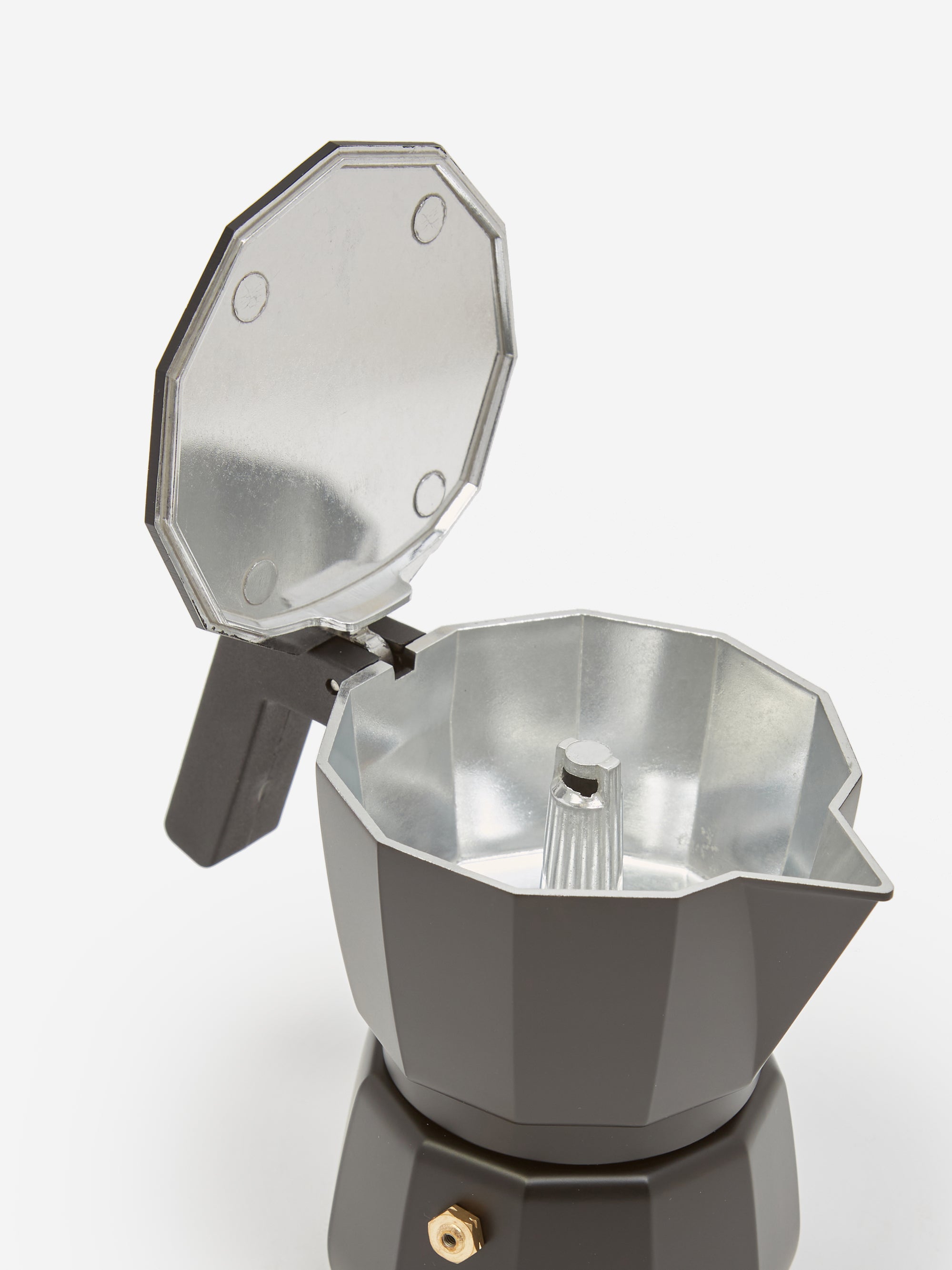 ALESSI Iconic Moka Black Aluminium Espresso Pot - 3 Cup – Goodhood