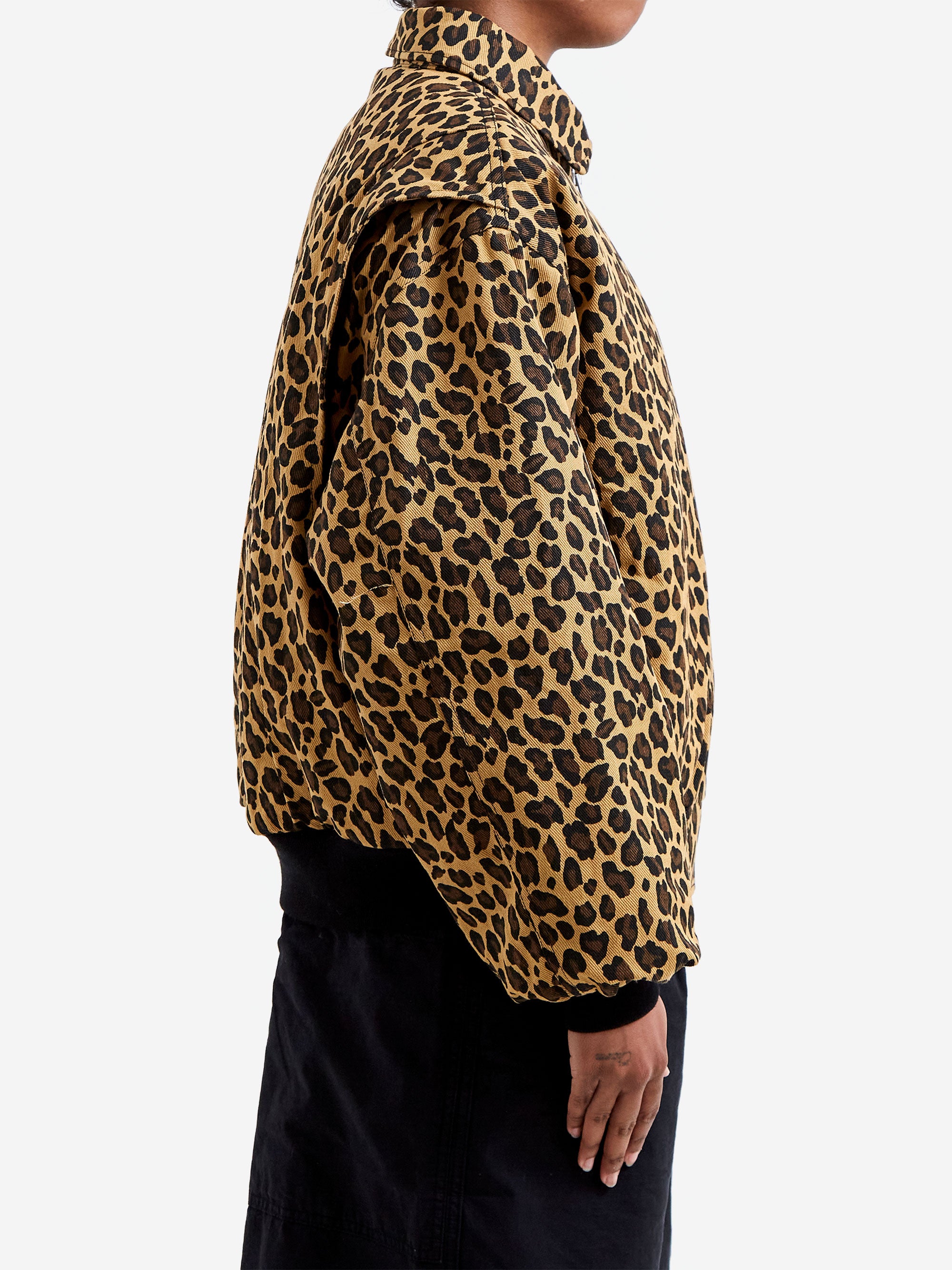 Brain Dead Twill Flight Jacket W - Leopard – Goodhood