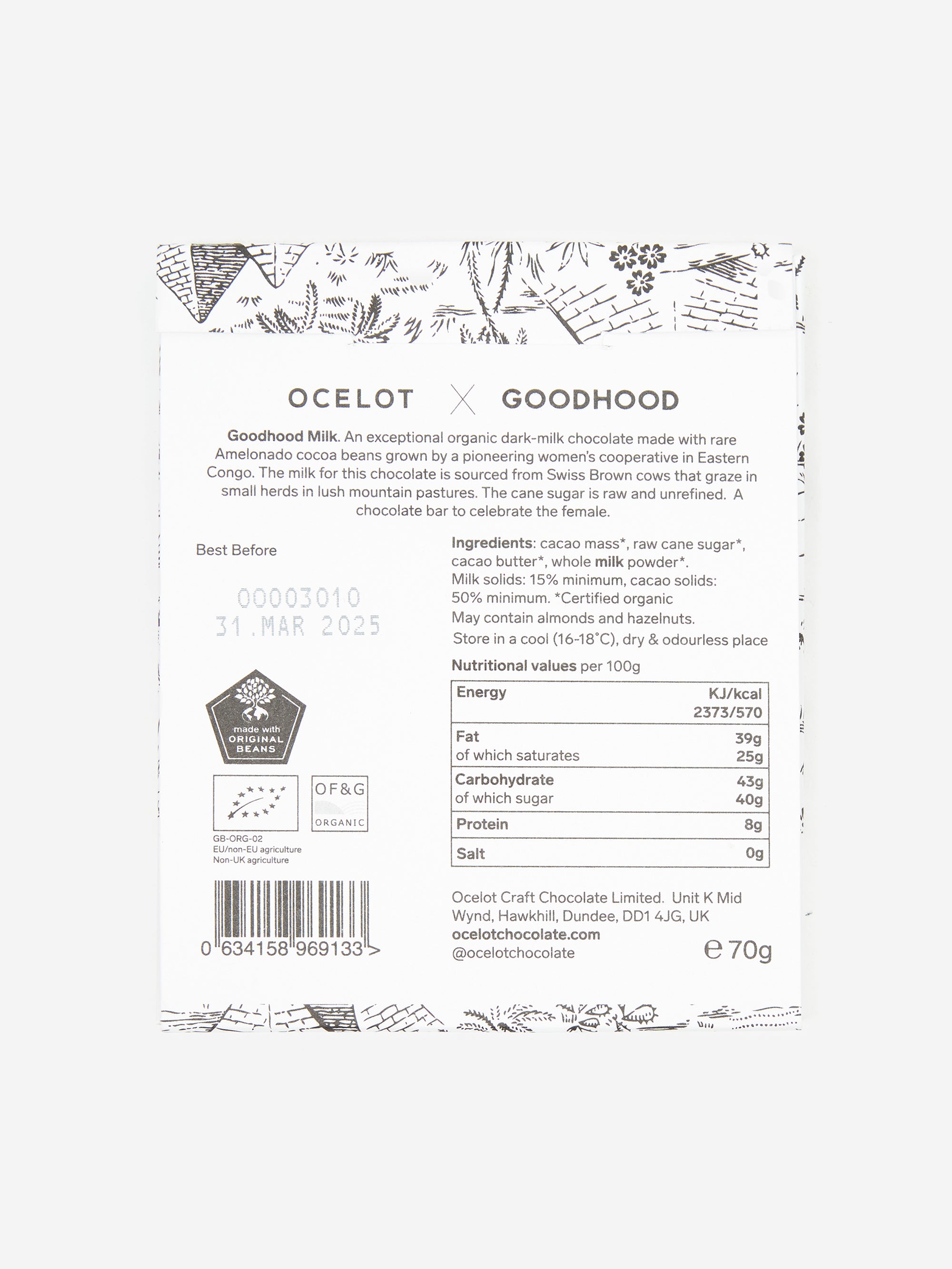 Goods by Goodhood x Ocelot Milk Chocolate