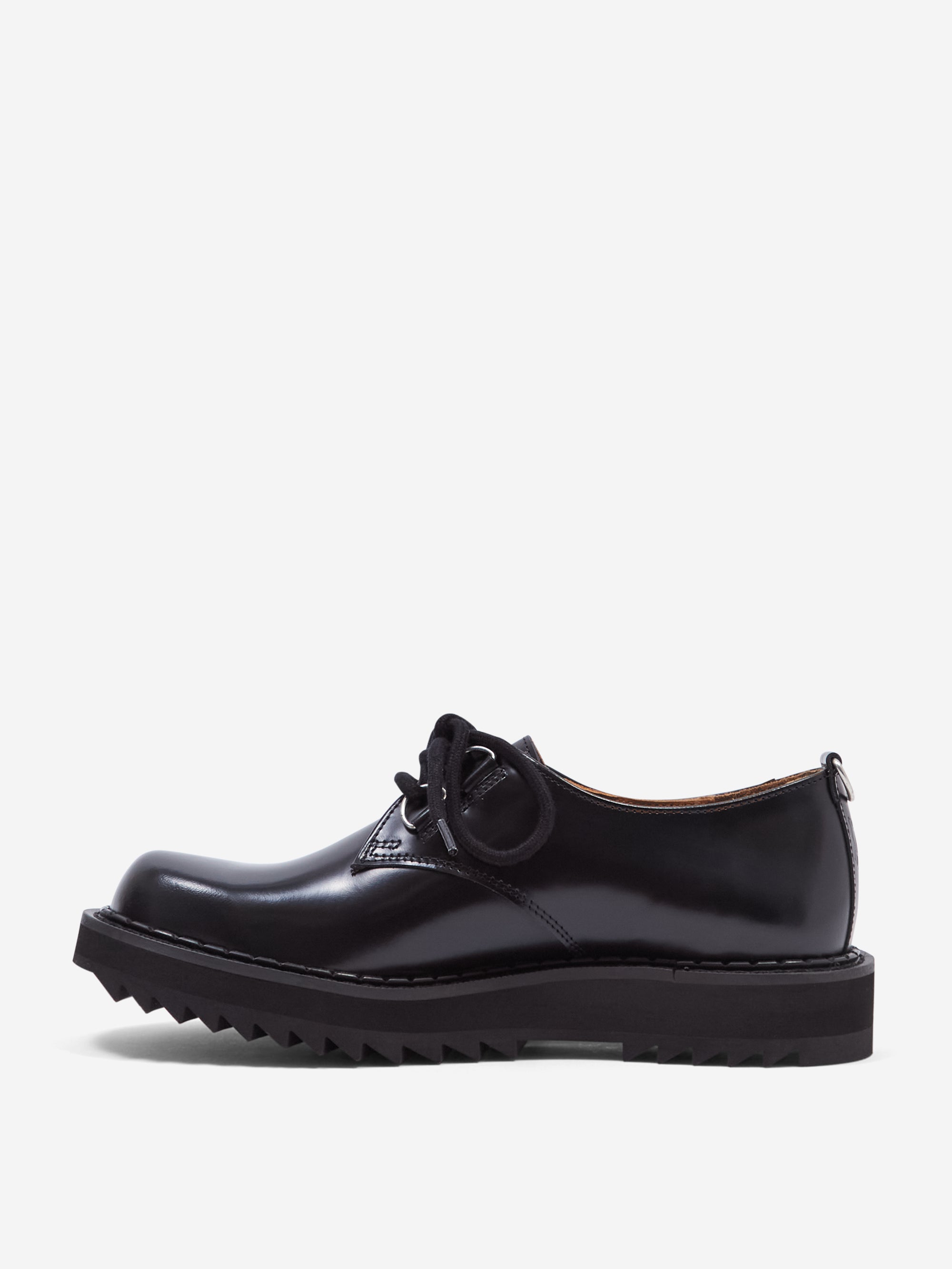 George Cox Ripple Bump Toe Derby - Black – Goodhood