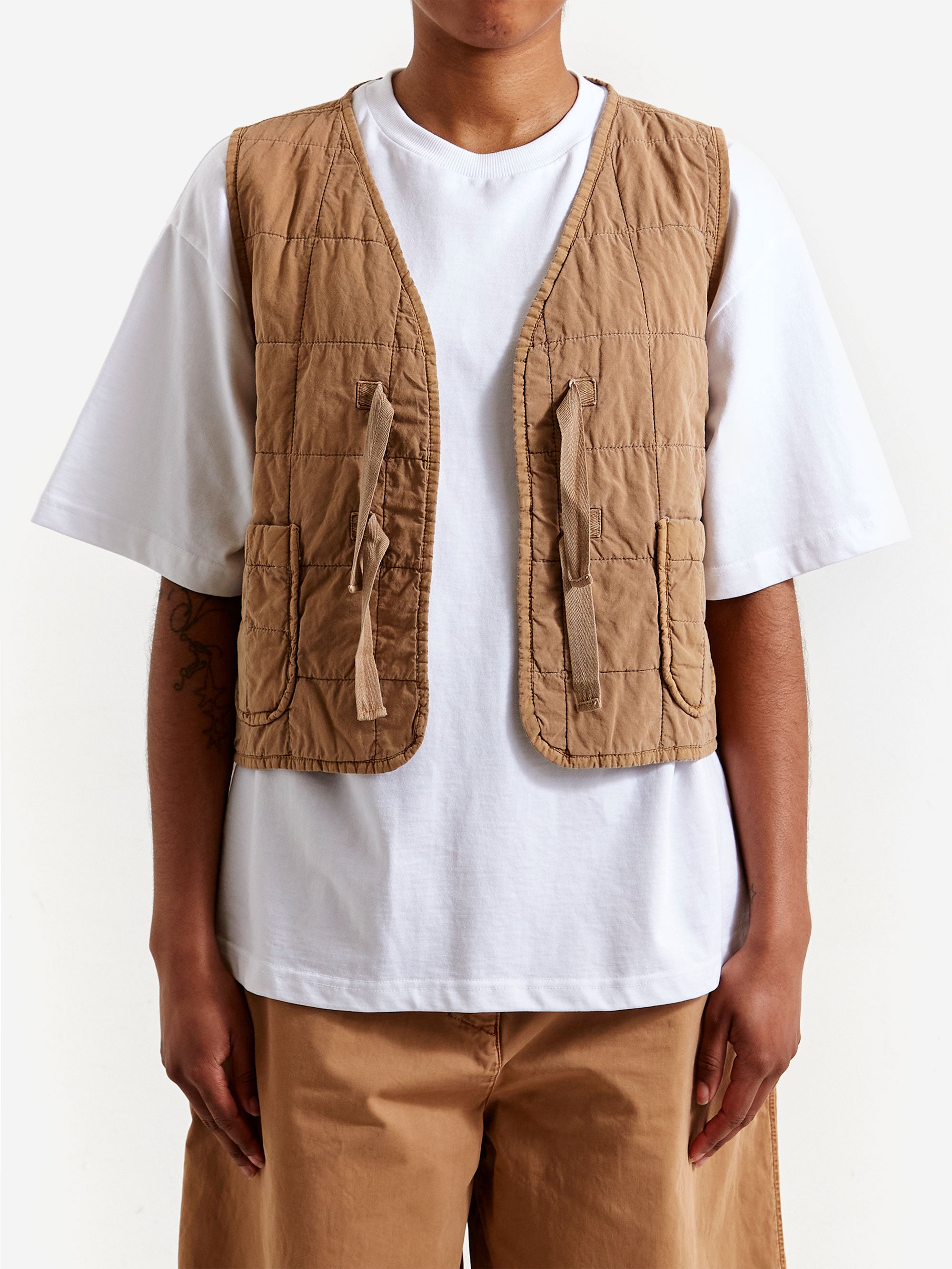 Girls Of Dust Life Vest - Almond – Goodhood