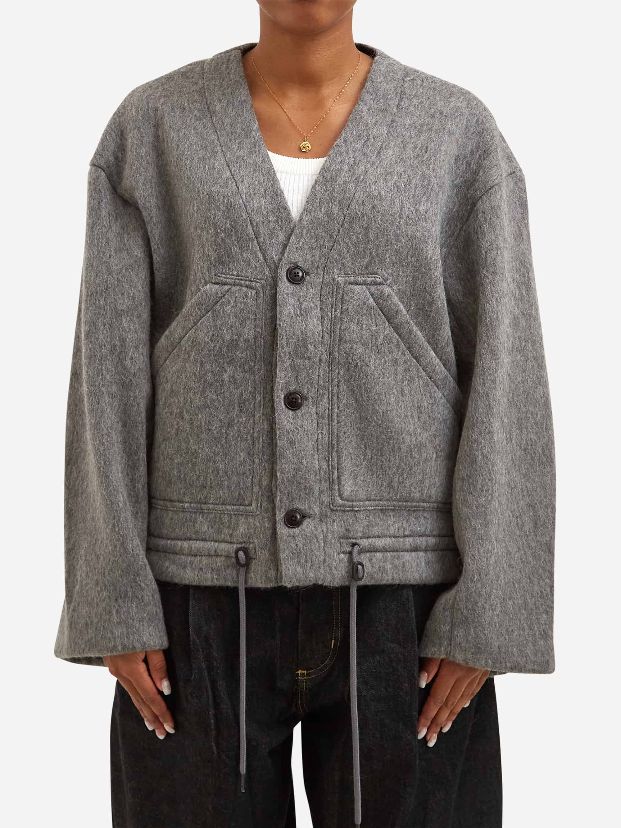 Girls Of Dust Mohair Reactor Jacket - Asphalt – Goodhood