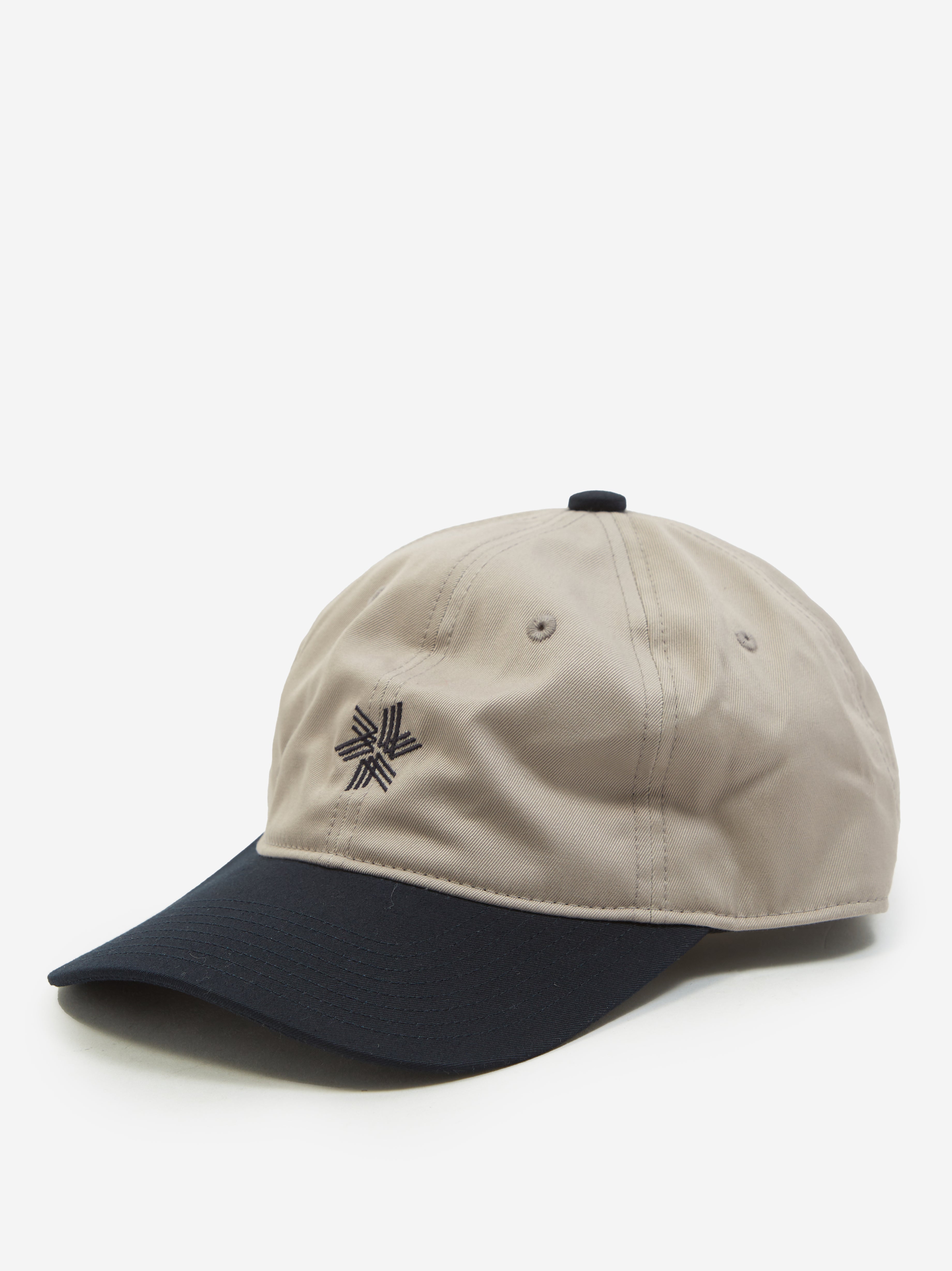 Goldwin Logo Cotton Cap - Grey/Navy – Goodhood