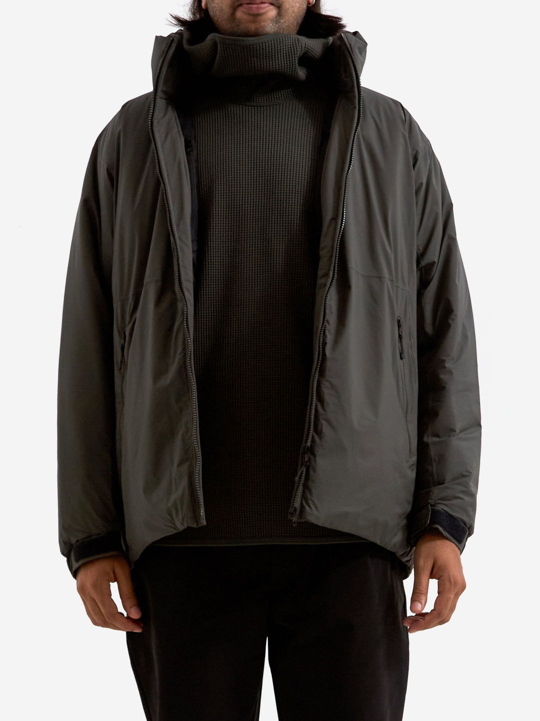 Goldwin Windstopper Goretex Labs Puffy Jacket - Dark Olive – Goodhood