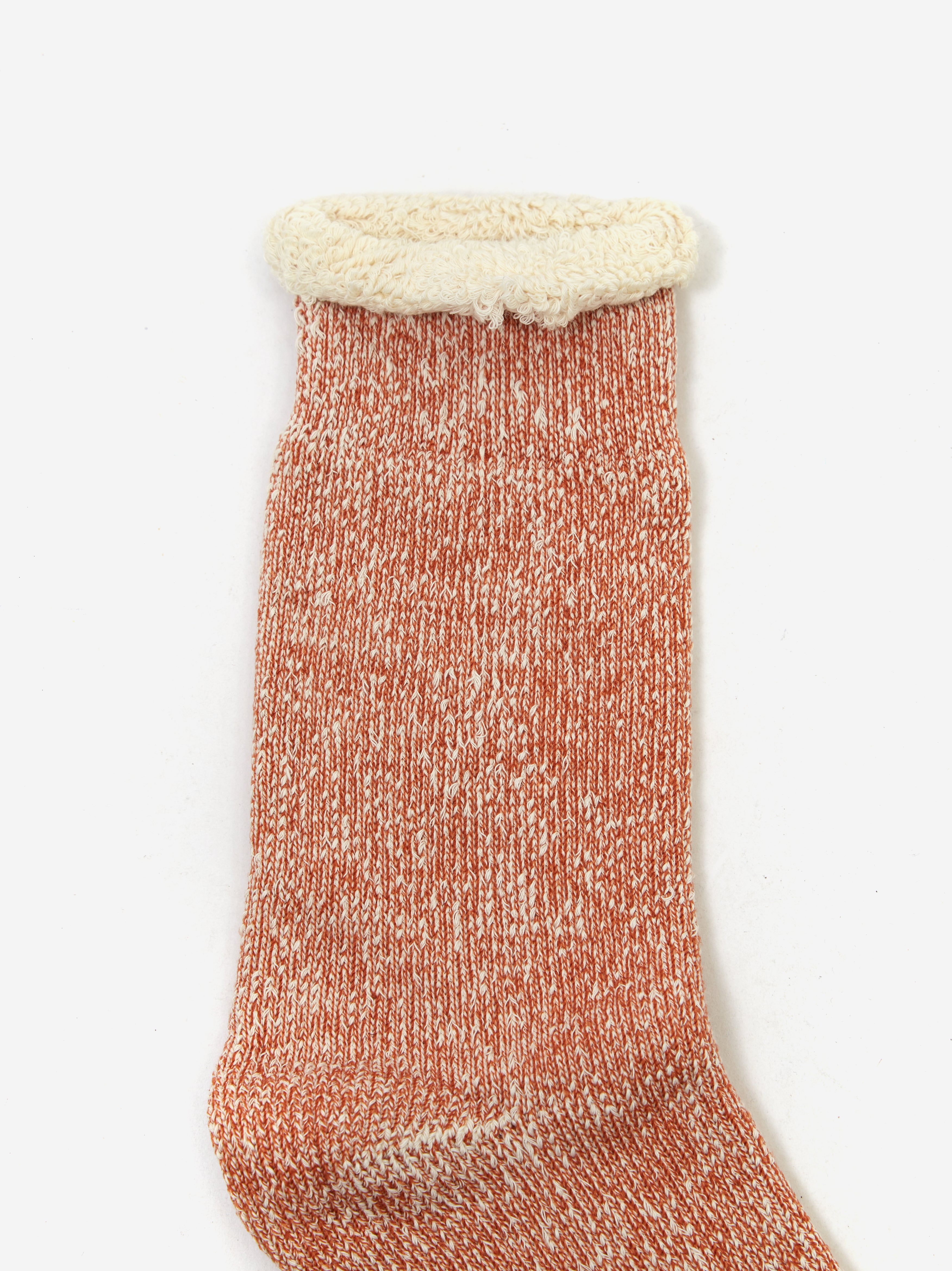 Goodhood Worldwide Double Faced Socks - Burnt Orange