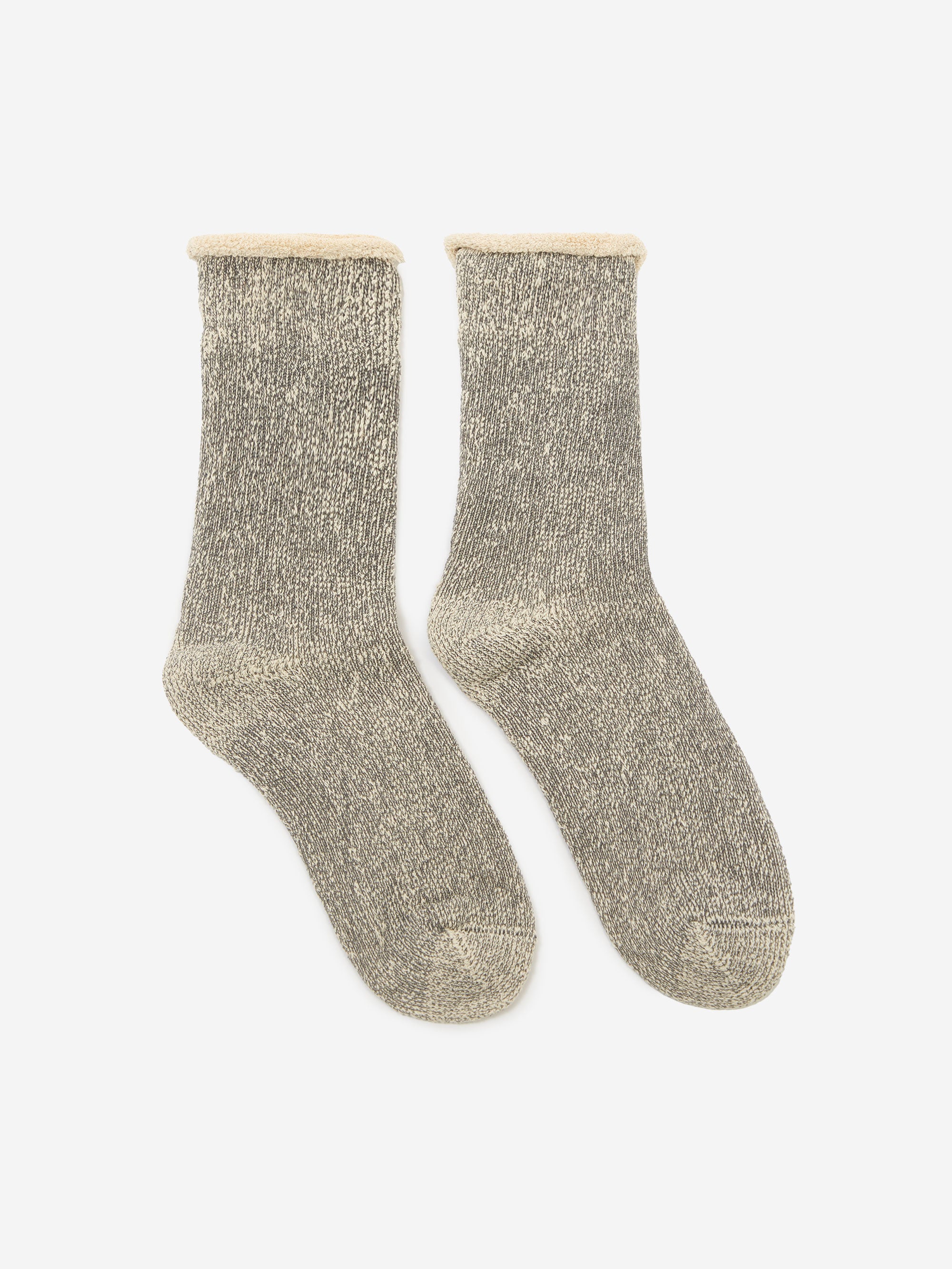 Goodhood Worldwide Double Faced Socks -Medium Grey
