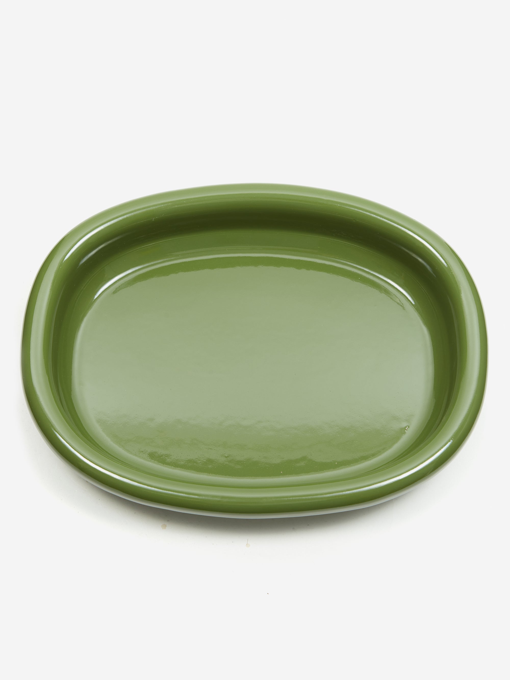 HAY Barro Oval Dish - Large - Green – Goodhood