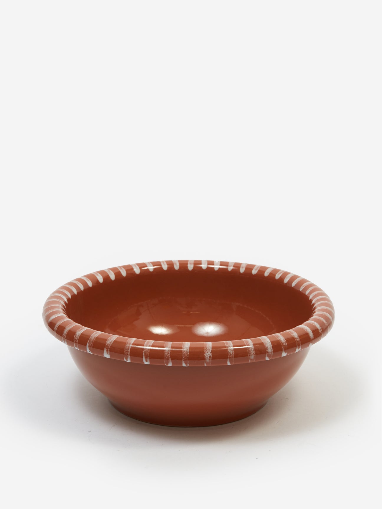HAY Barro Salad Bowl - Large - Natural With Stripes – Goodhood