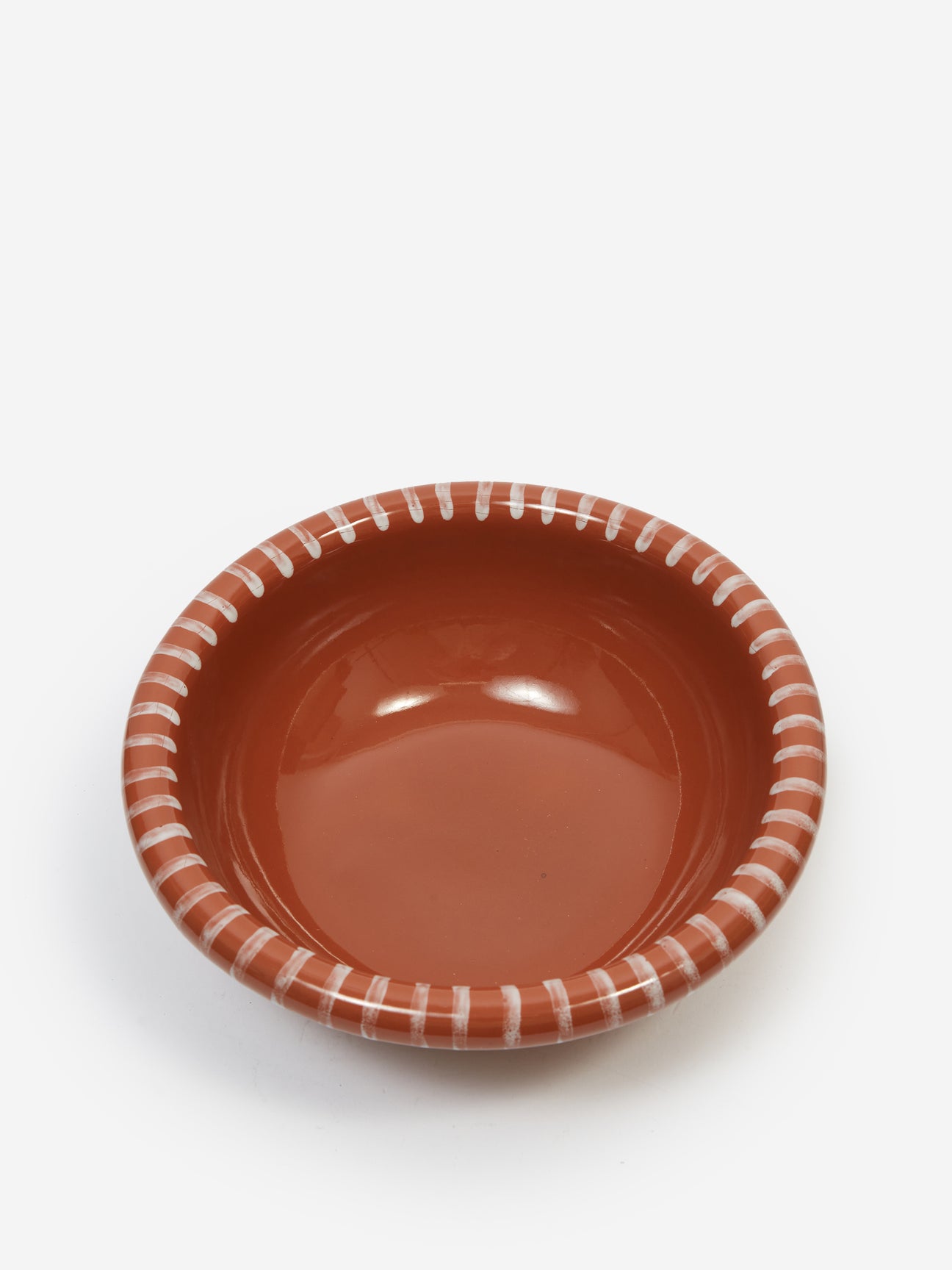 HAY Barro Salad Bowl - Large - Natural With Stripes – Goodhood