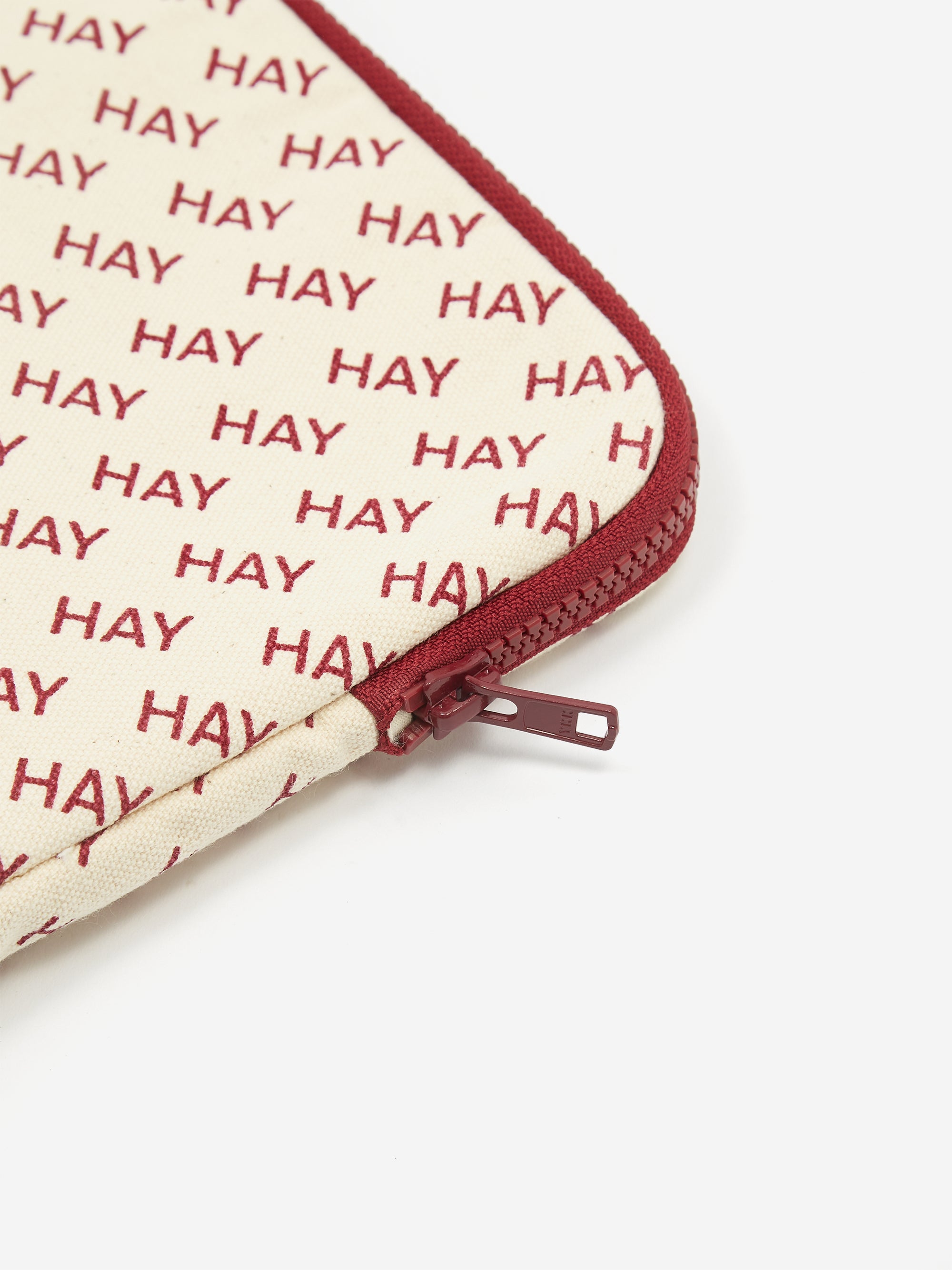 HAY Logo Laptop Cover - Burgundy – Goodhood
