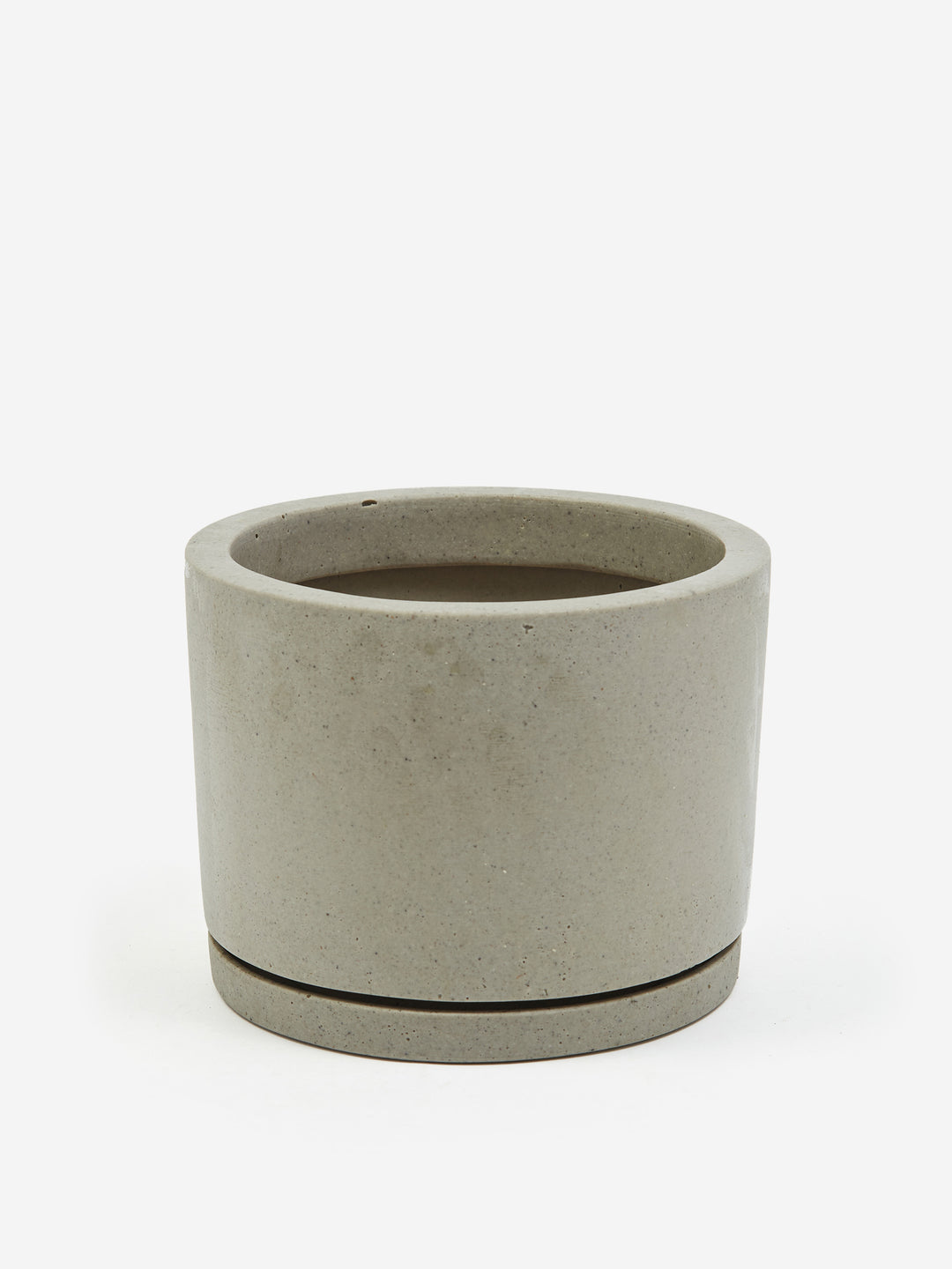 HAY Plant Pot With Saucer - Large - Grey – Goodhood