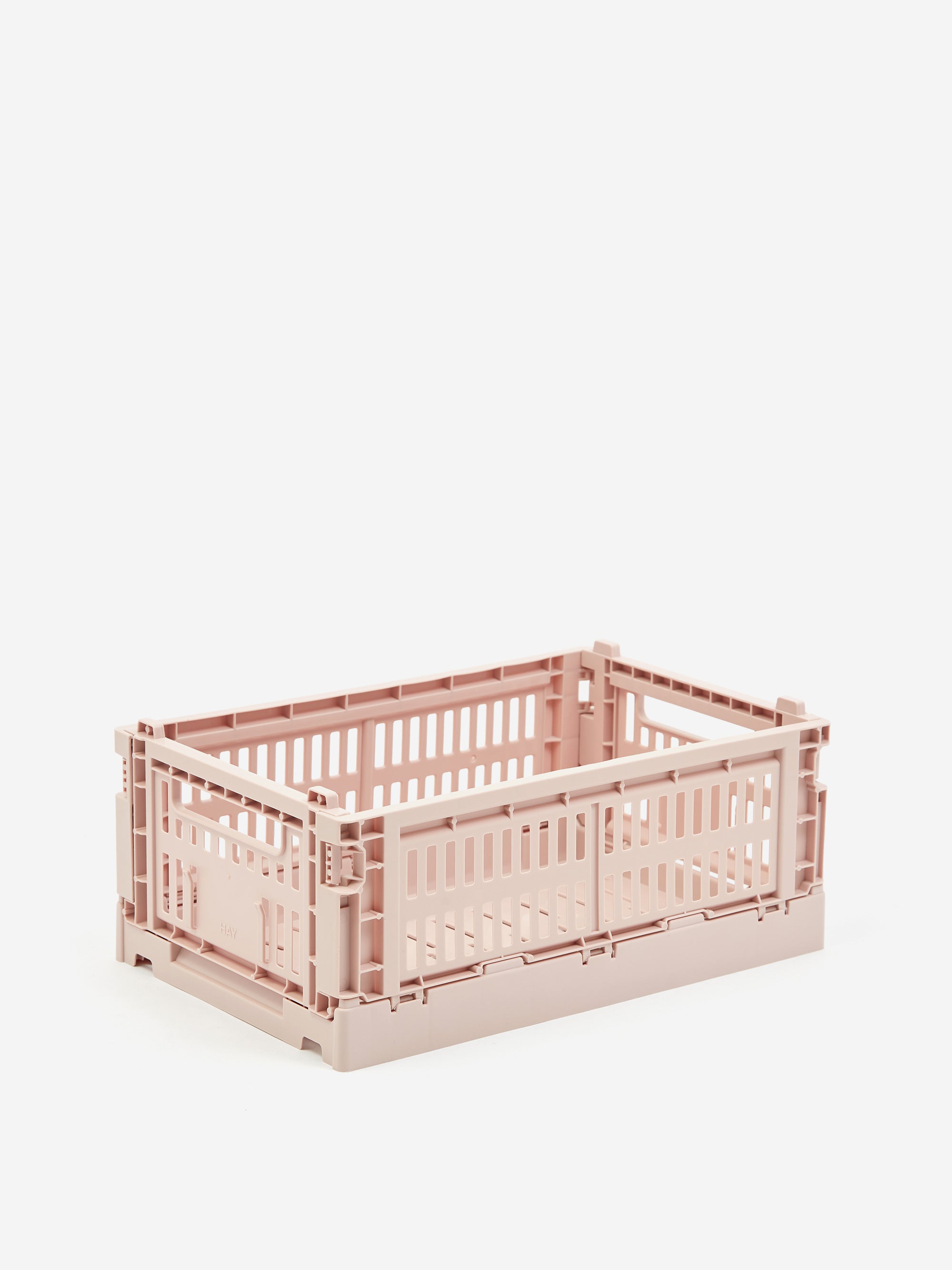 HAY Recycled Colour Crate - Small - Blush – Goodhood