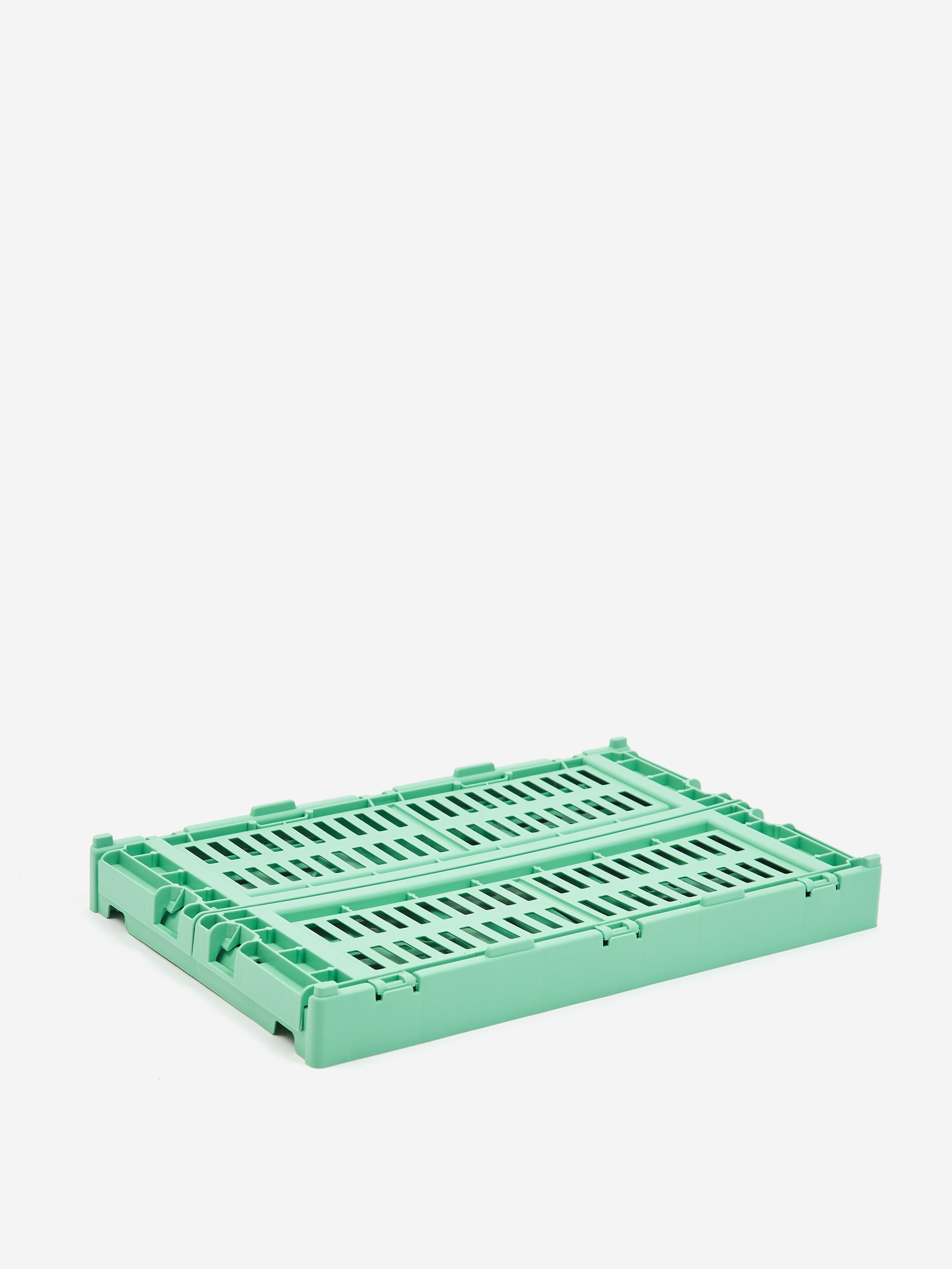 HAY Recycled Colour Crate - Small - Dark Mint – Goodhood