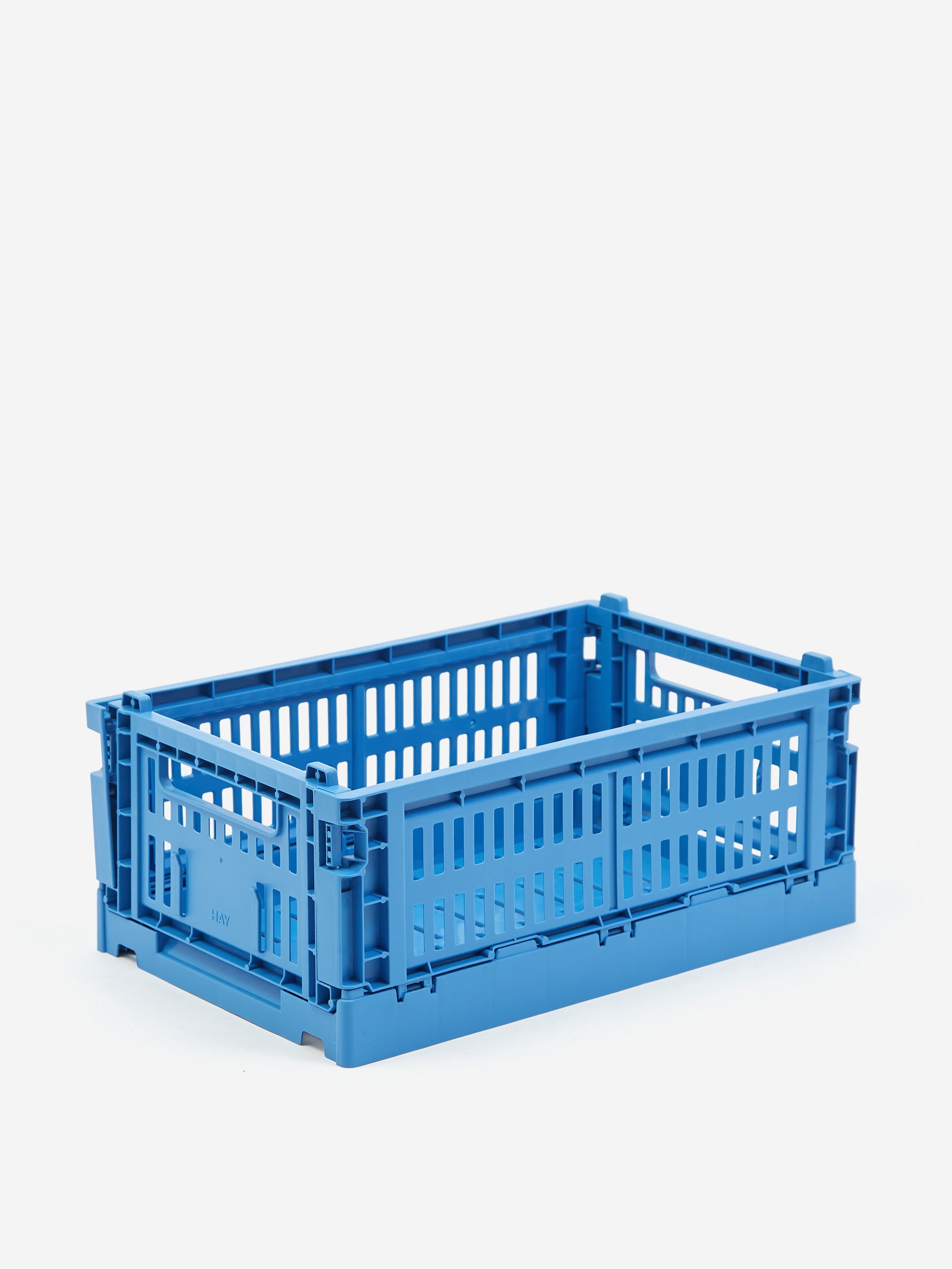 HAY Recycled Colour Crate - Small - Electric Blue – Goodhood