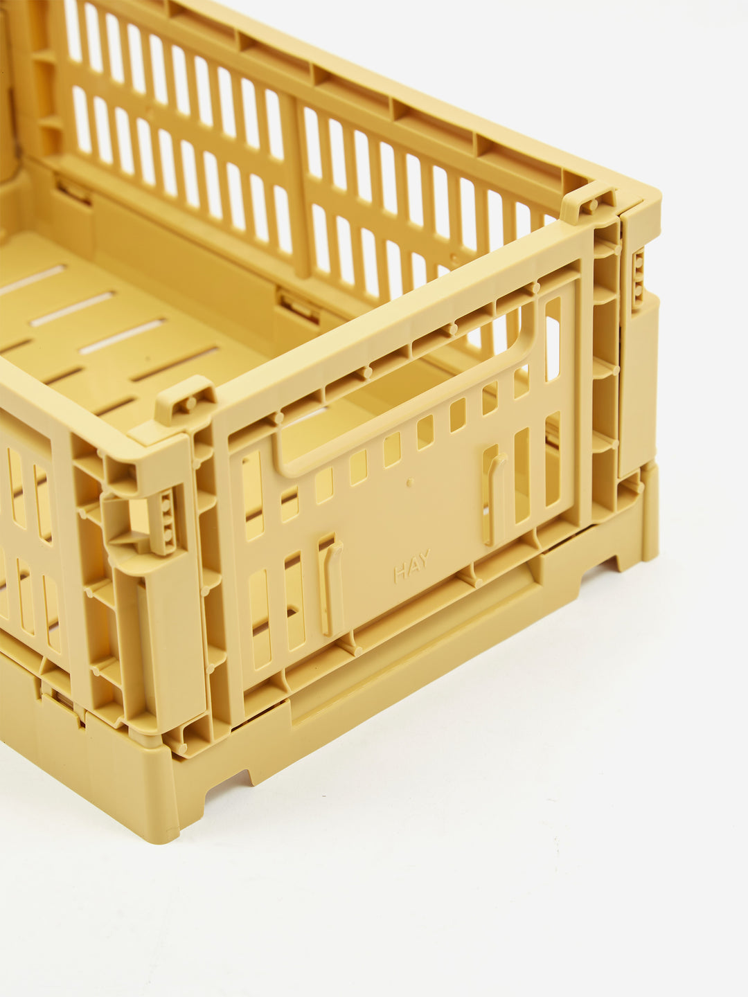 HAY Recycled Colour Crate - Small - Golden Yellow – Goodhood