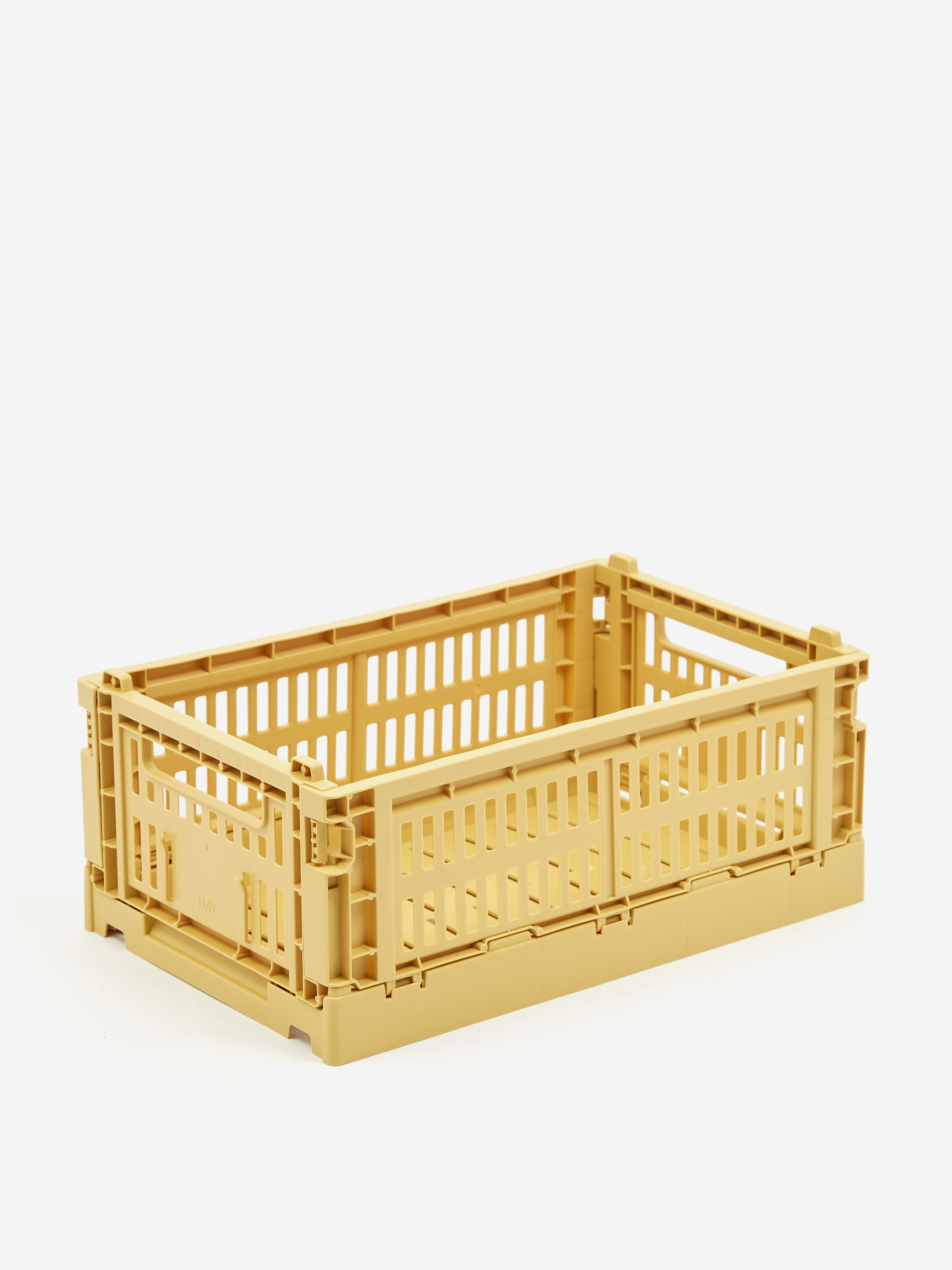 HAY Recycled Colour Crate - Small - Golden Yellow – Goodhood