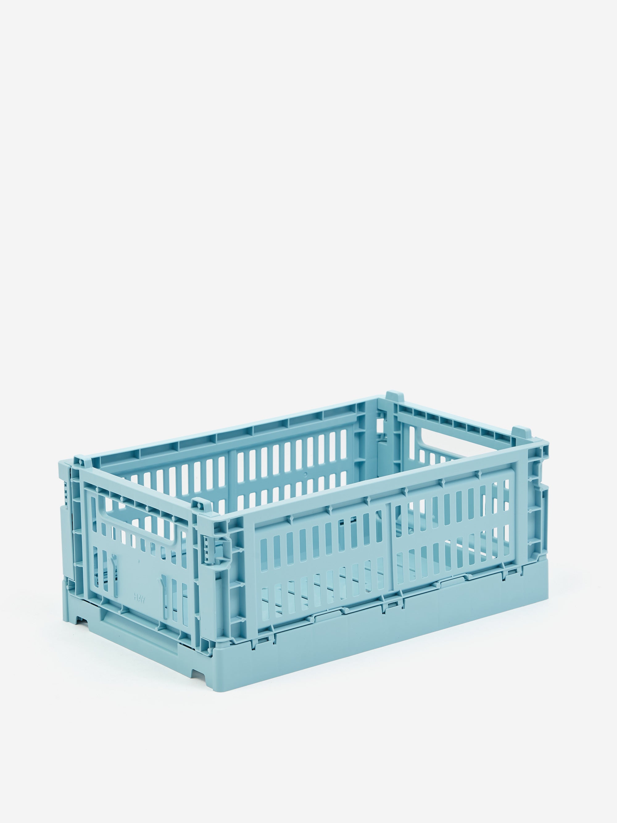 HAY Recycled Colour Crate - Small - Light Blue – Goodhood