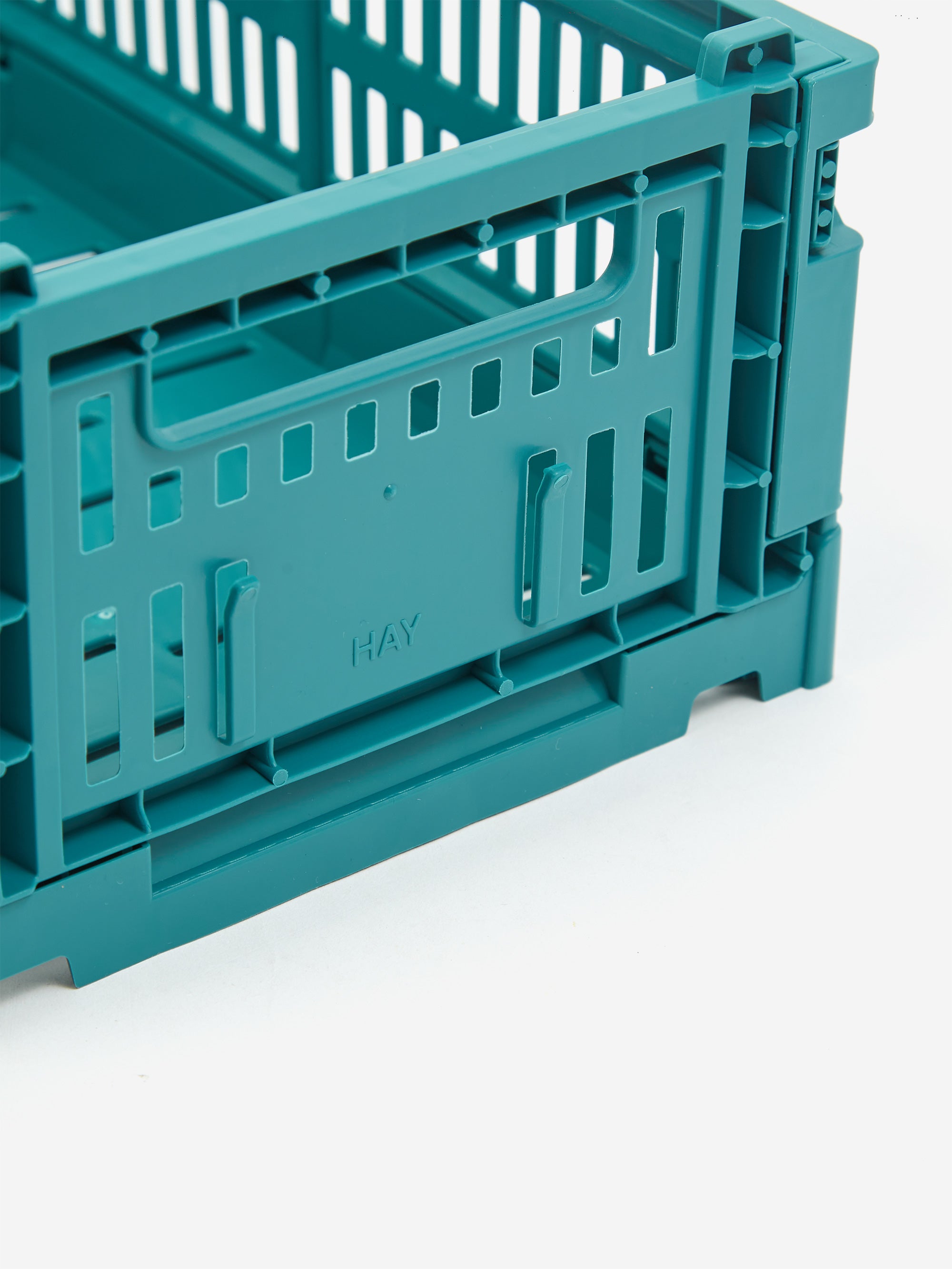 HAY Recycled Colour Crate - Small - Ocean Green – Goodhood