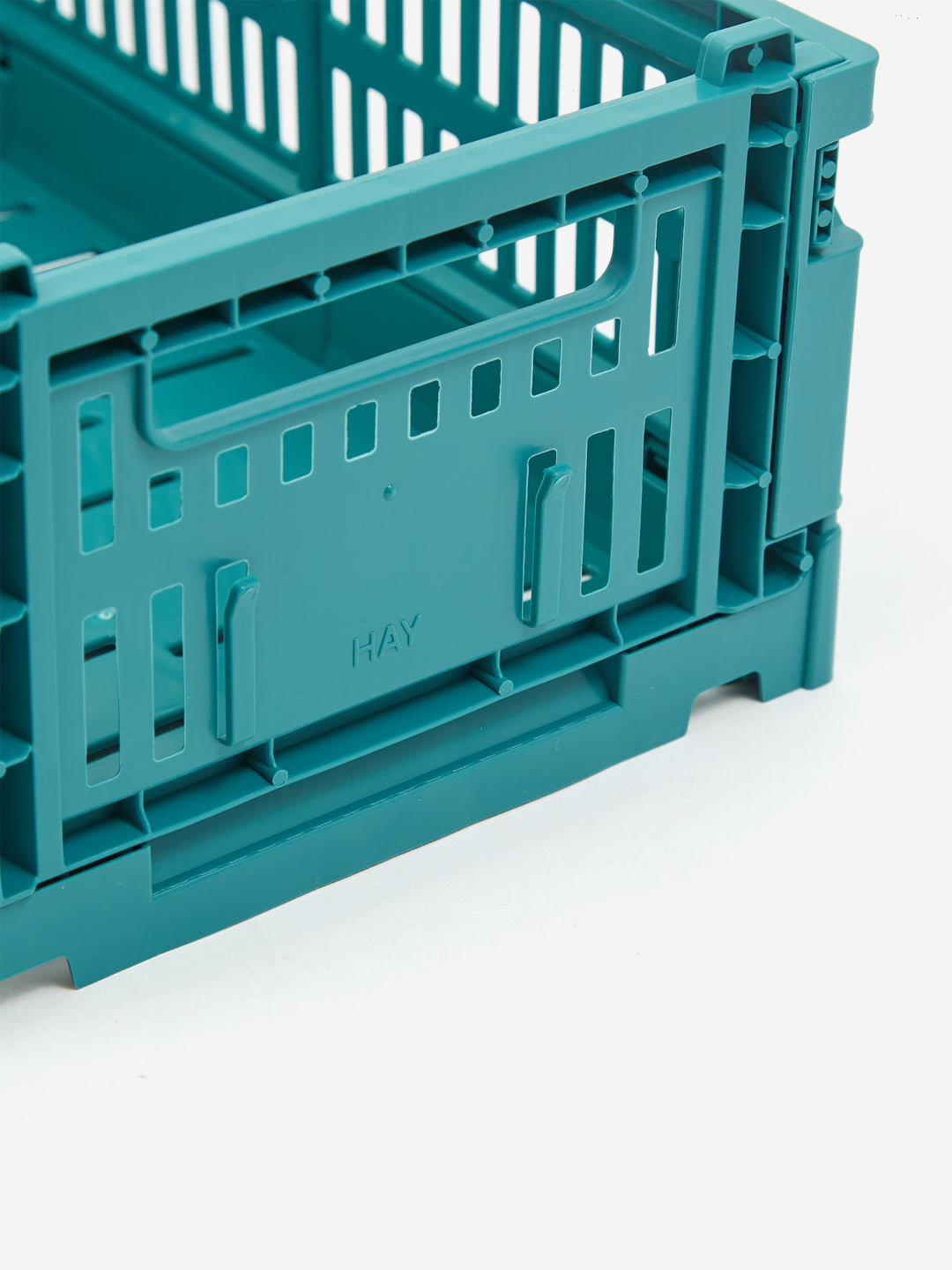 HAY Recycled Colour Crate - Small - Ocean Green – Goodhood