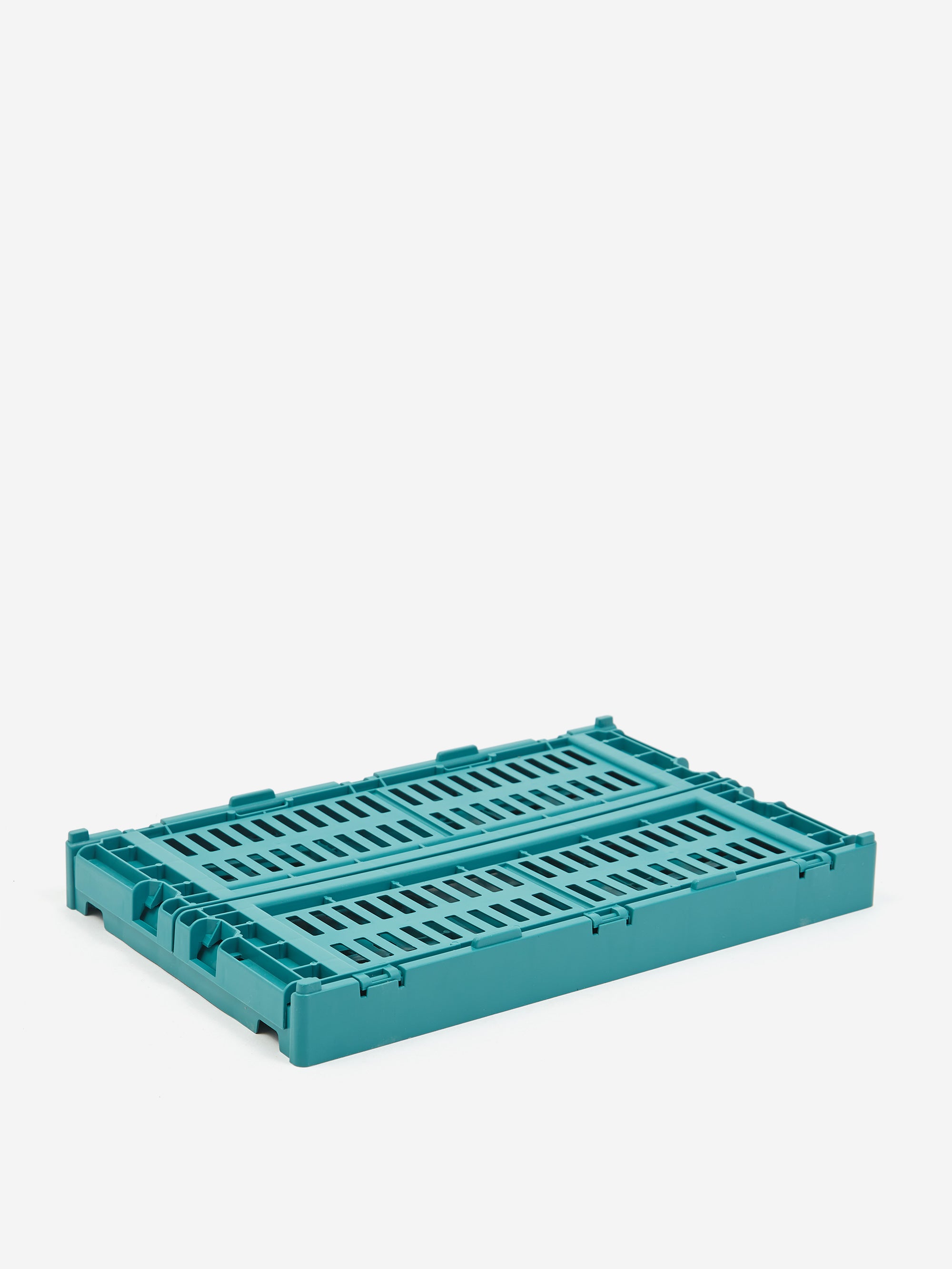 HAY Recycled Colour Crate - Small - Ocean Green – Goodhood