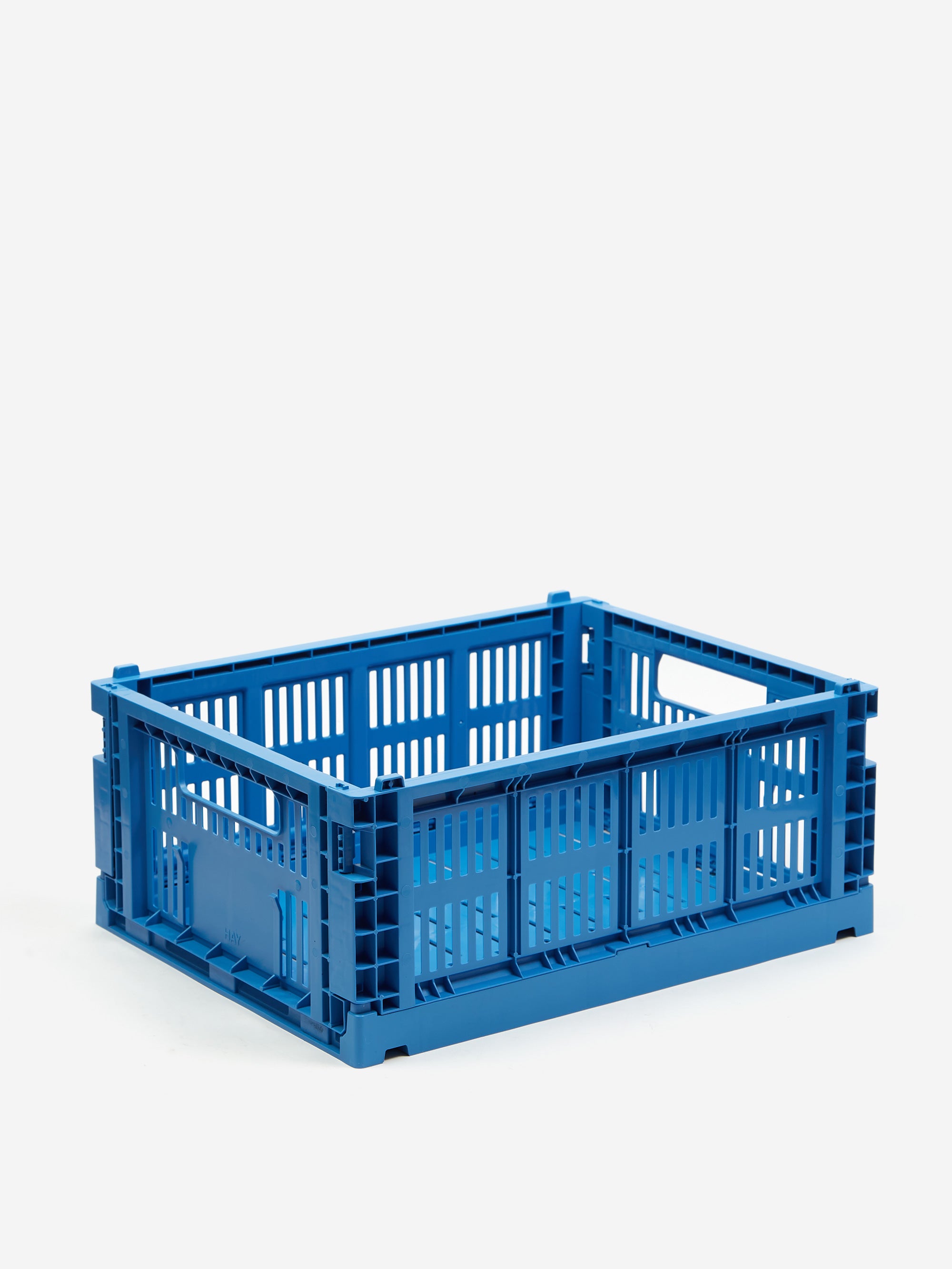 HAY Recycled Colour Crate Medium - Electric Blue – Goodhood