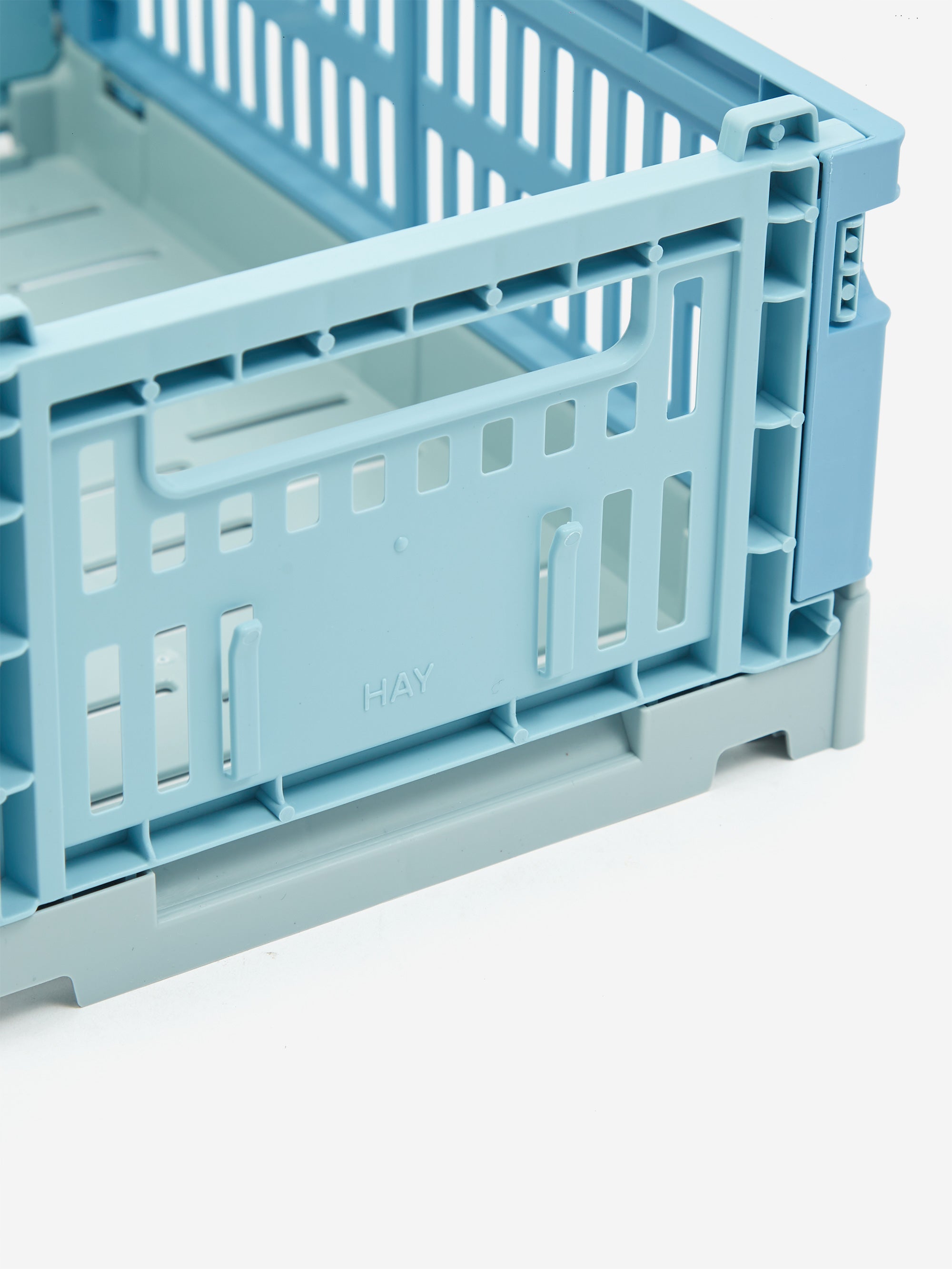 HAY Recycled Colour Crate Mix - Small - Sky Blue – Goodhood