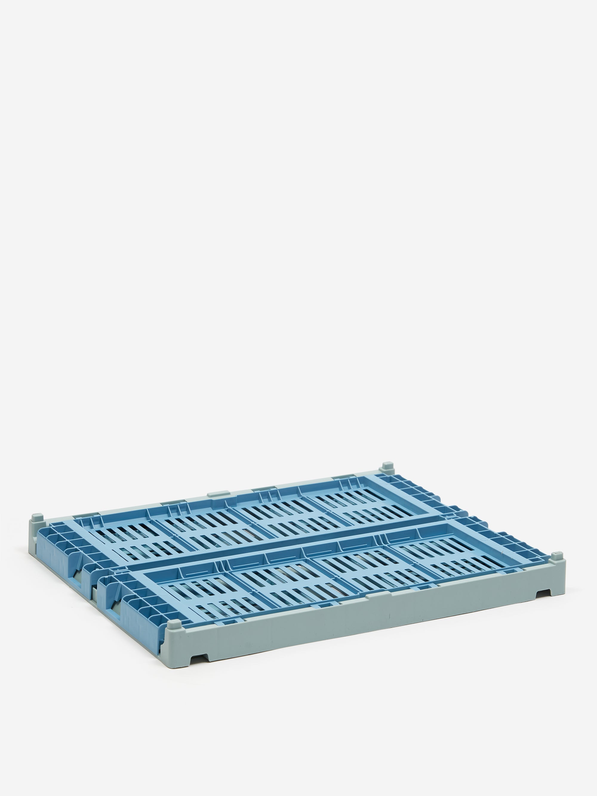 HAY Recycled Colour Crate Mix - Medium - Sky Blue – Goodhood
