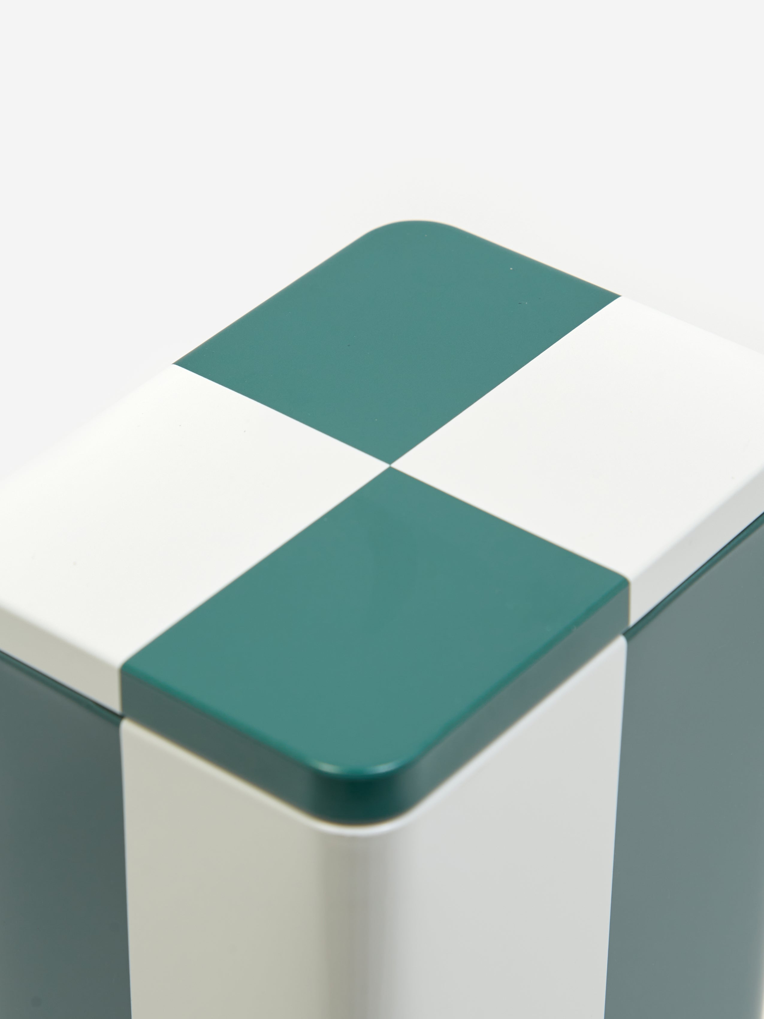 HAY Tin Container Slim - Green And Off-White – Goodhood