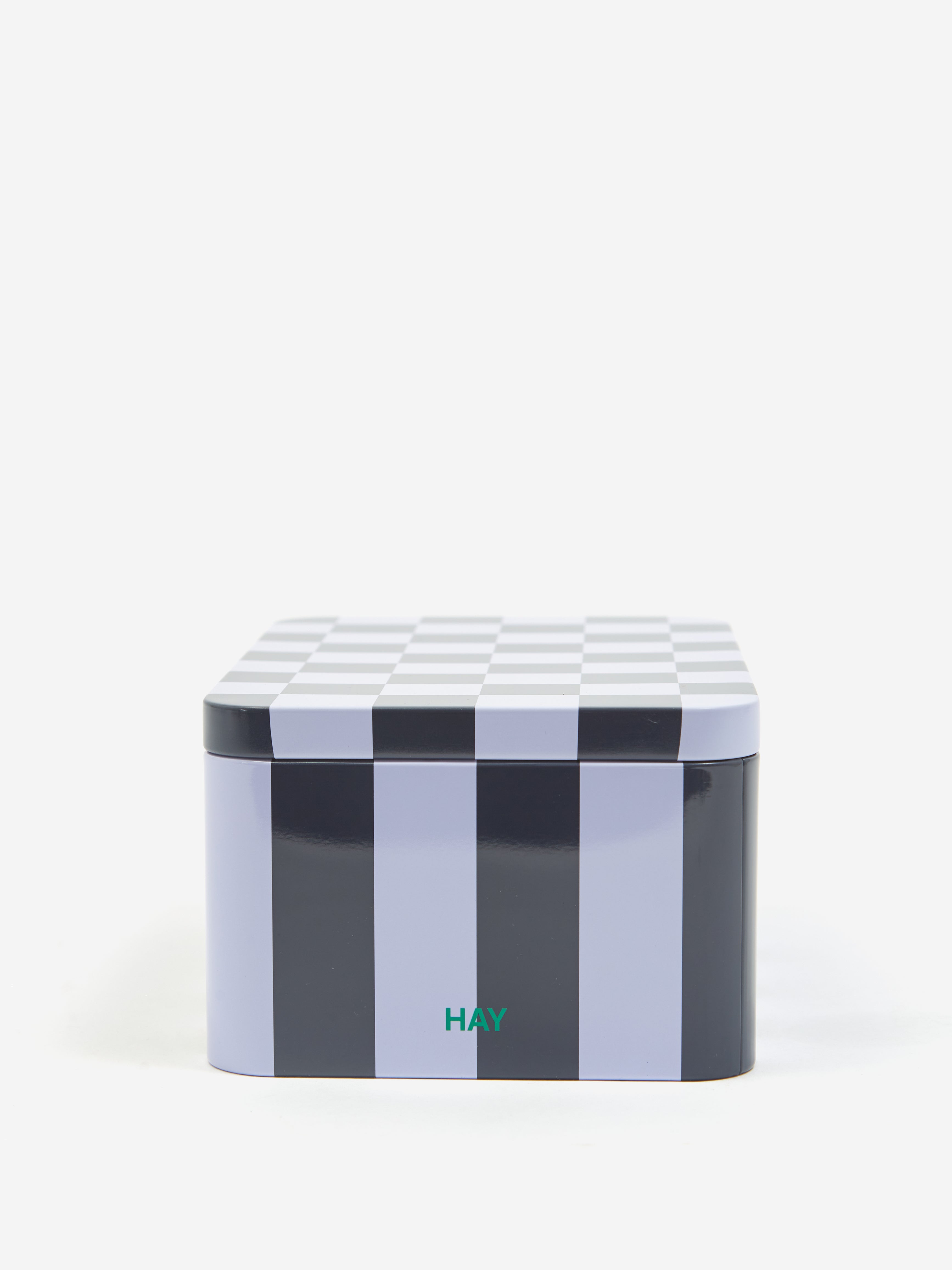 HAY Tin Container Small - Dark Blue And Lavender – Goodhood