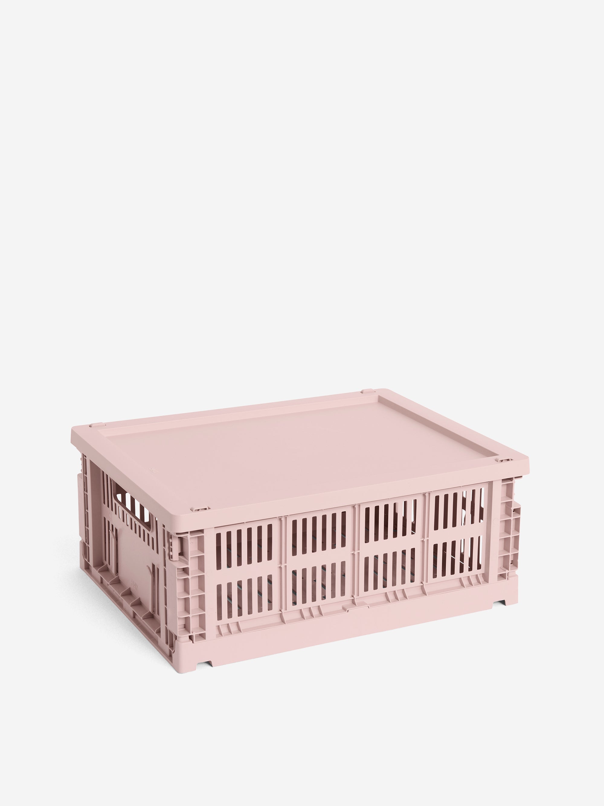 HAY Colour Crate Lid Plastic Medium - Blush – Goodhood