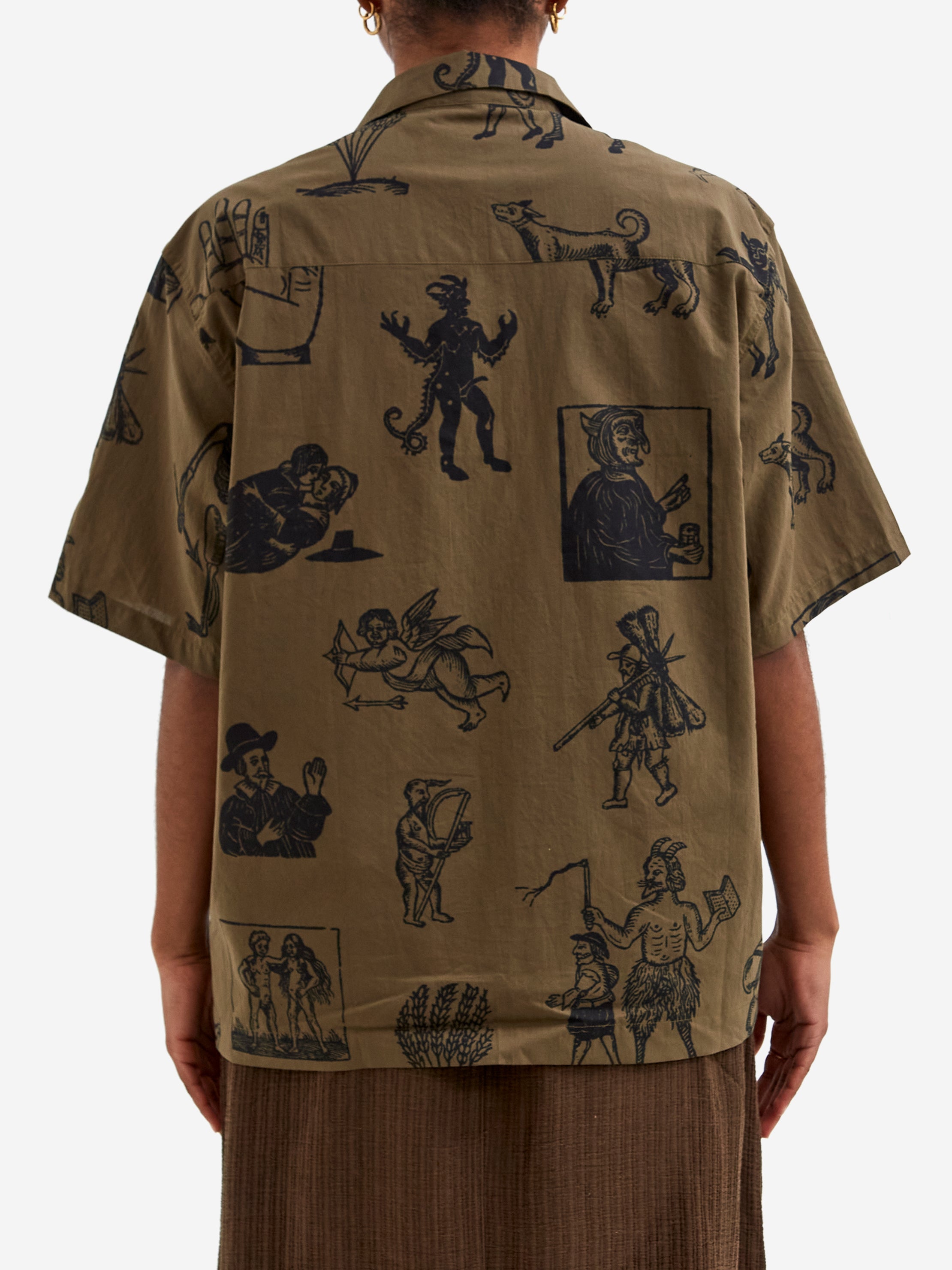 Heresy Woodcut Shirt - Green – Goodhood