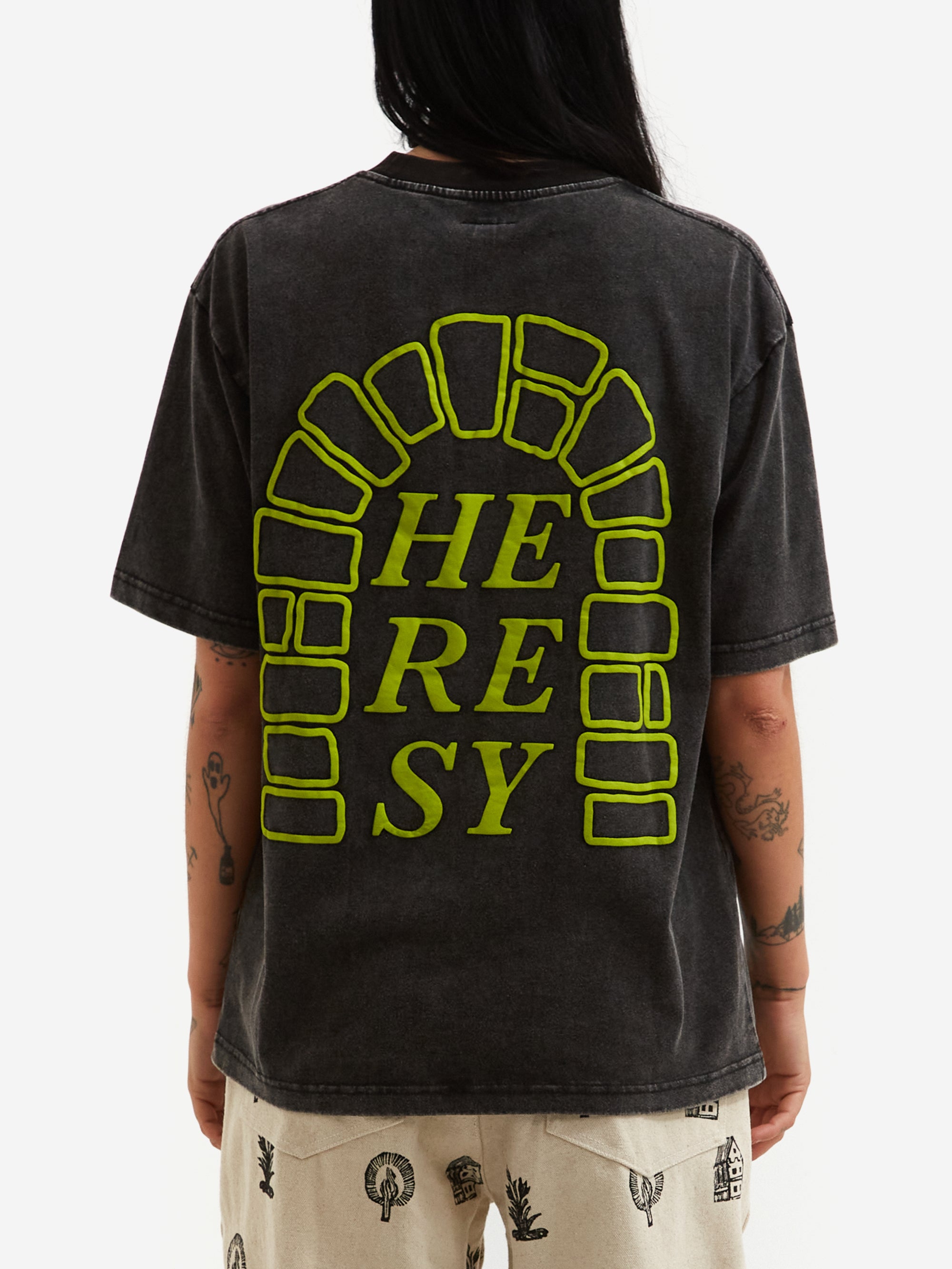 Heresy Arch T-Shirt - Ash – Goodhood