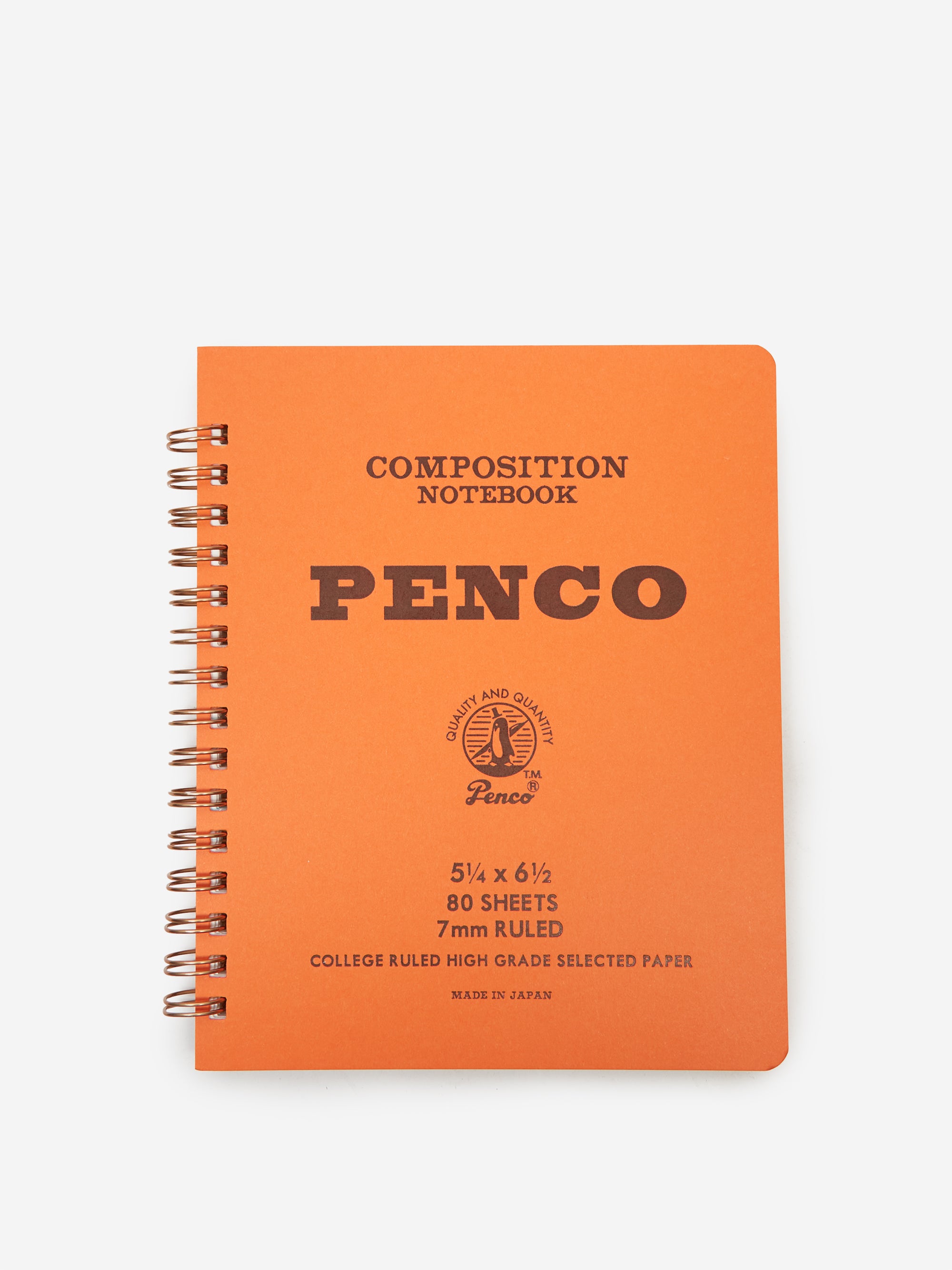 Hightide Penco Coil Notebook Medium - Orange – Goodhood