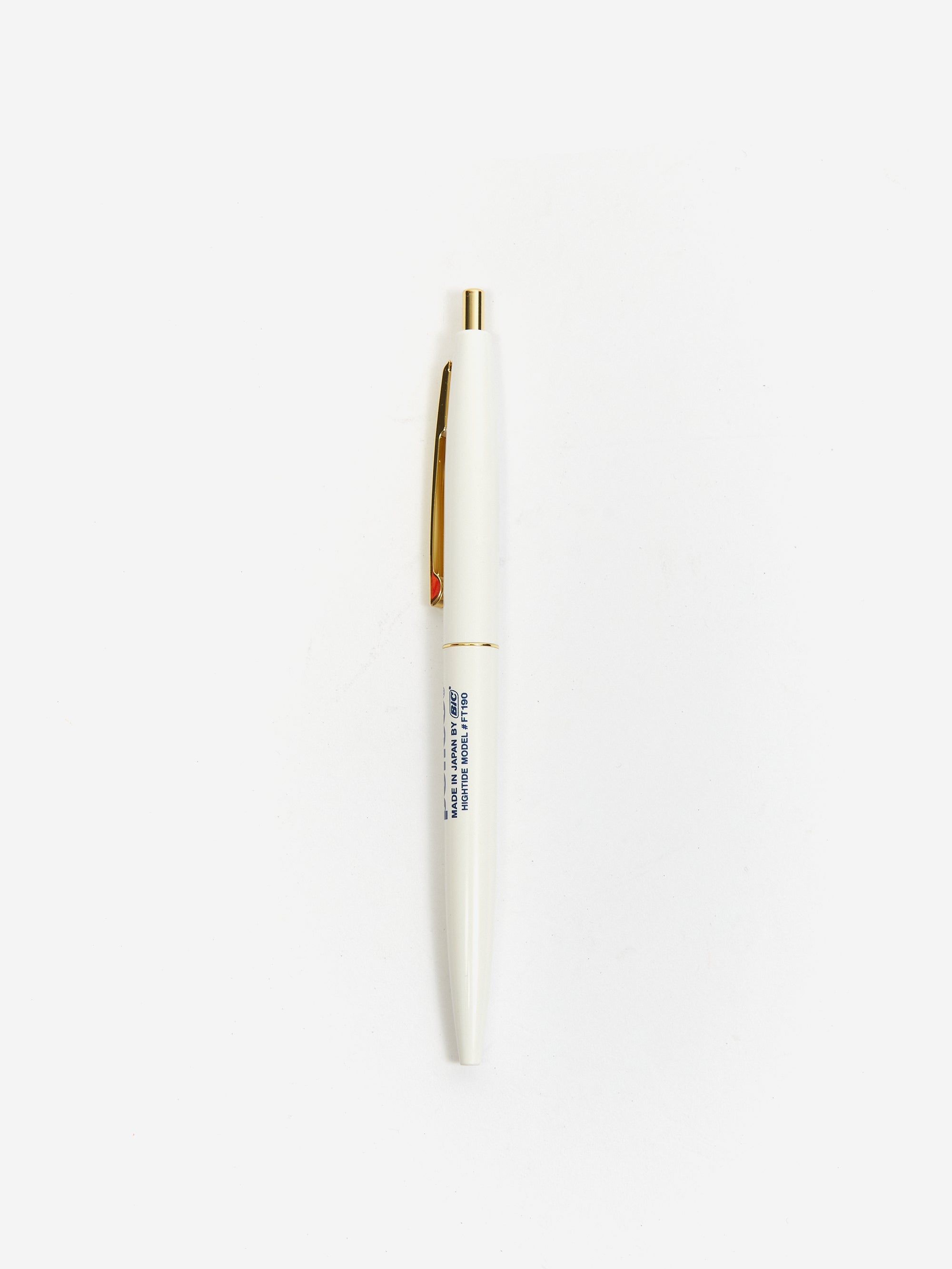 Hightide Penco Knock Ballpoint Pen - White – Goodhood