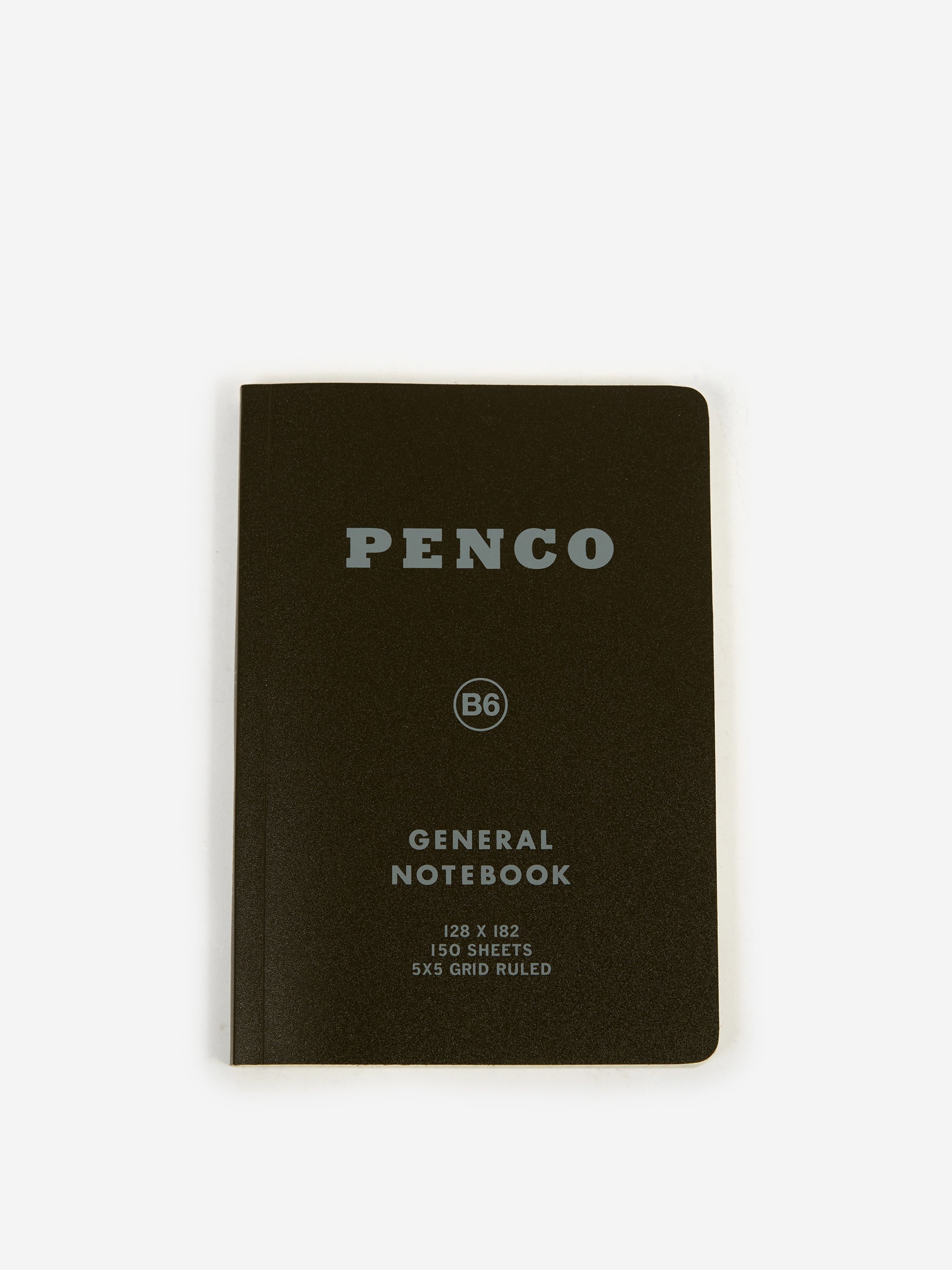 Hightide Penco Soft Notebook (Grid B6) - Black – Goodhood