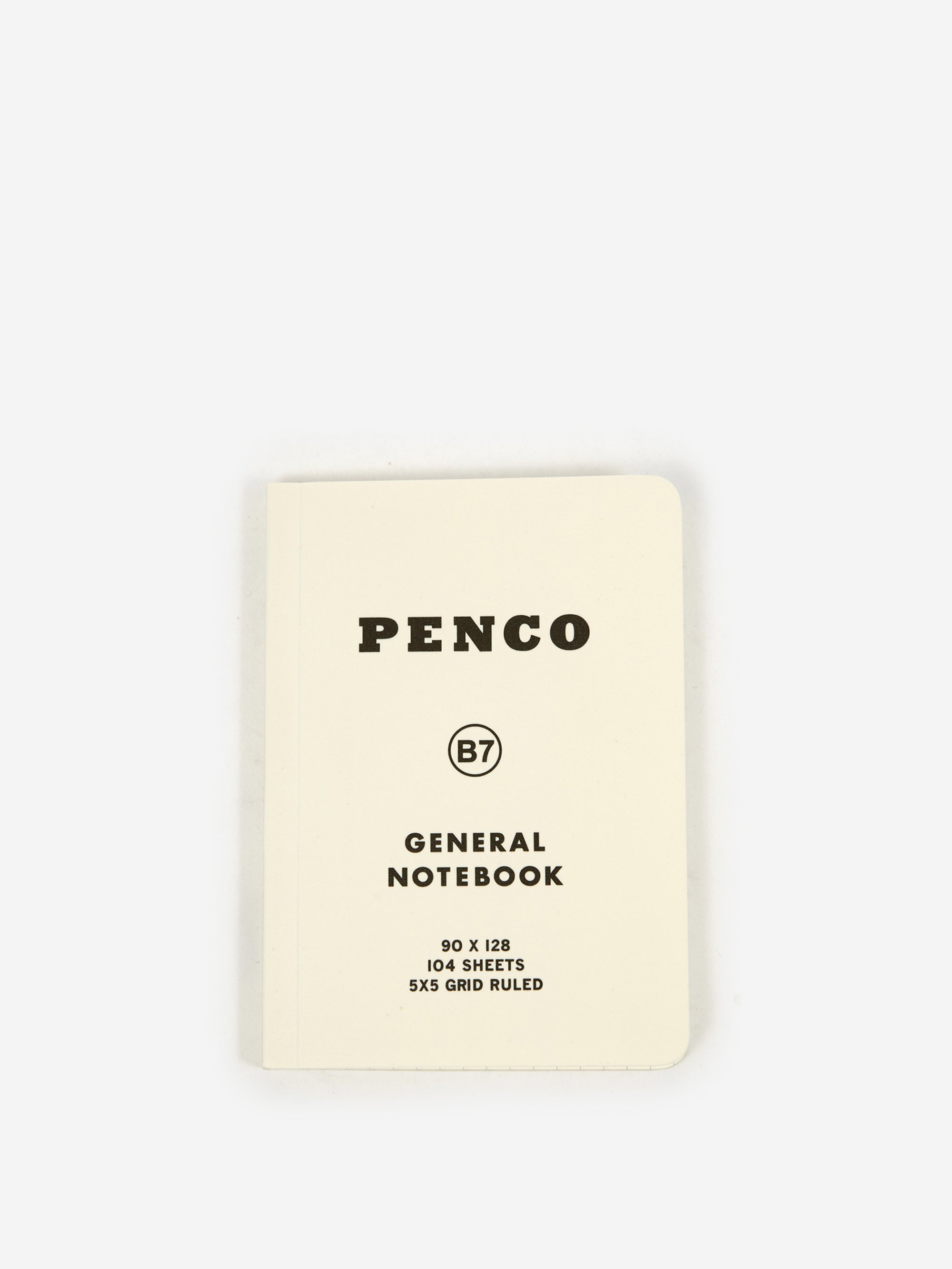 Hightide Penco Soft Notebook (Grid B7) - White – Goodhood